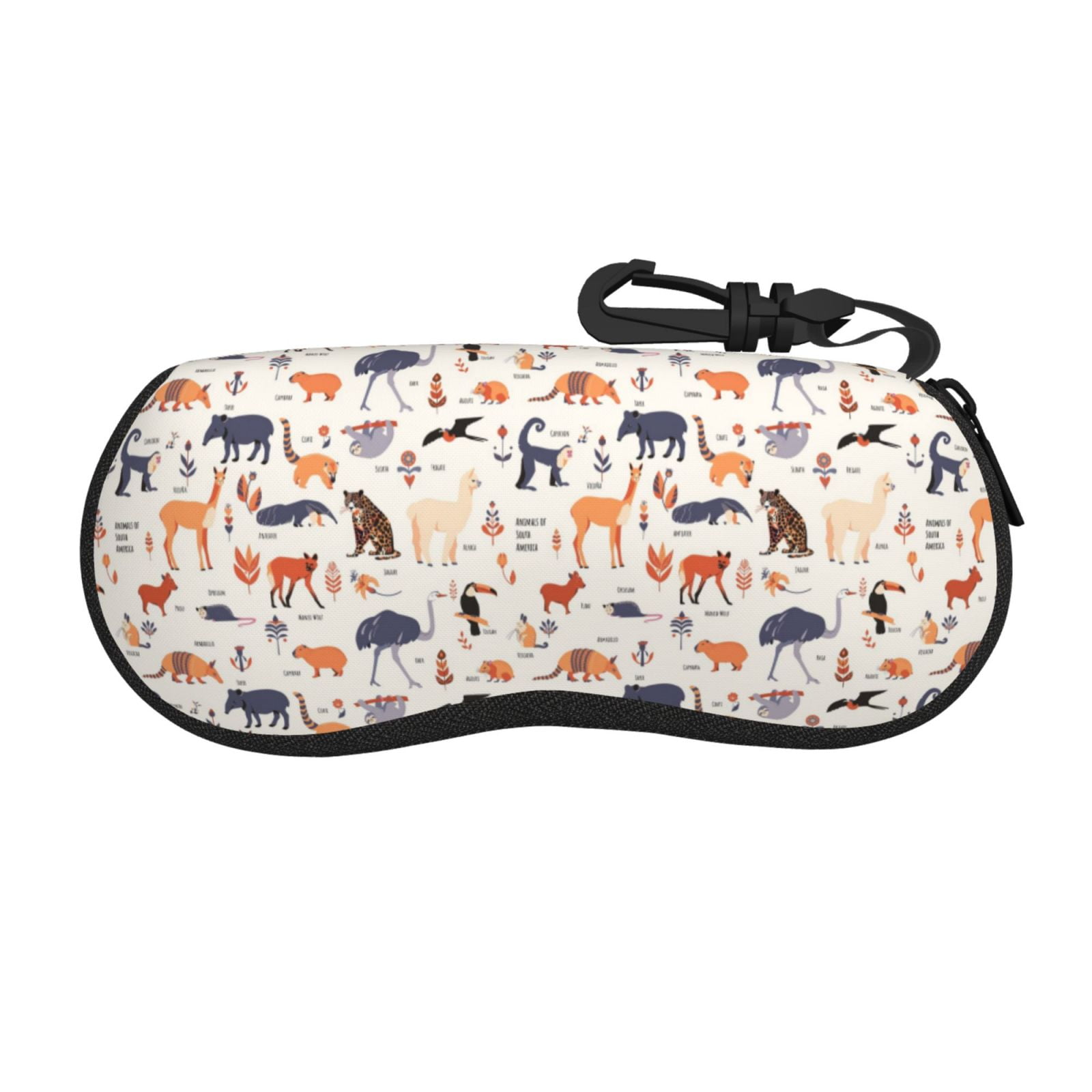 Balery South American Animals for Zipper Sunglasses Case, Eyeglasses ...