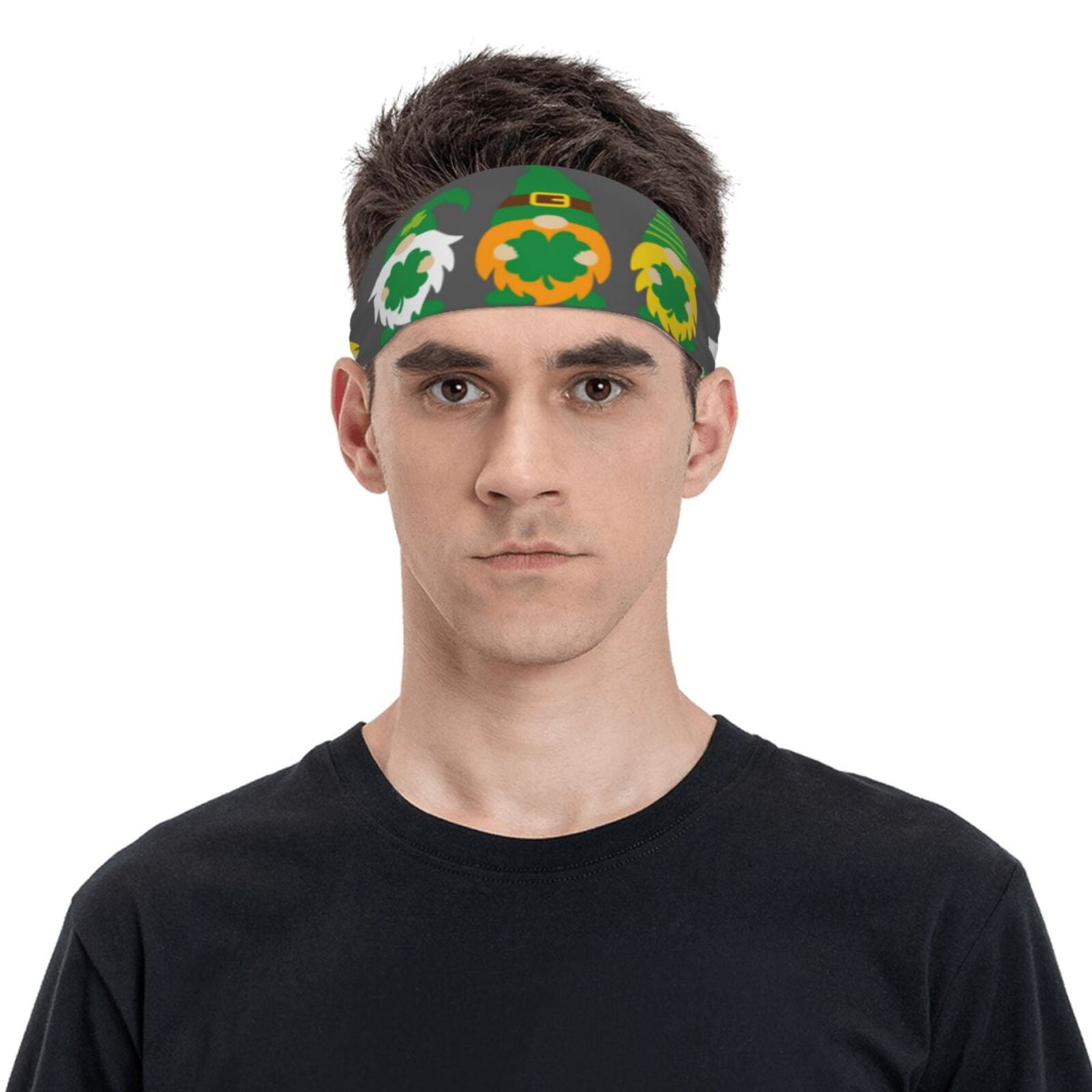Balery Spring St Patrick’S Day Irish Gnomes Sports Headbands for Men ...