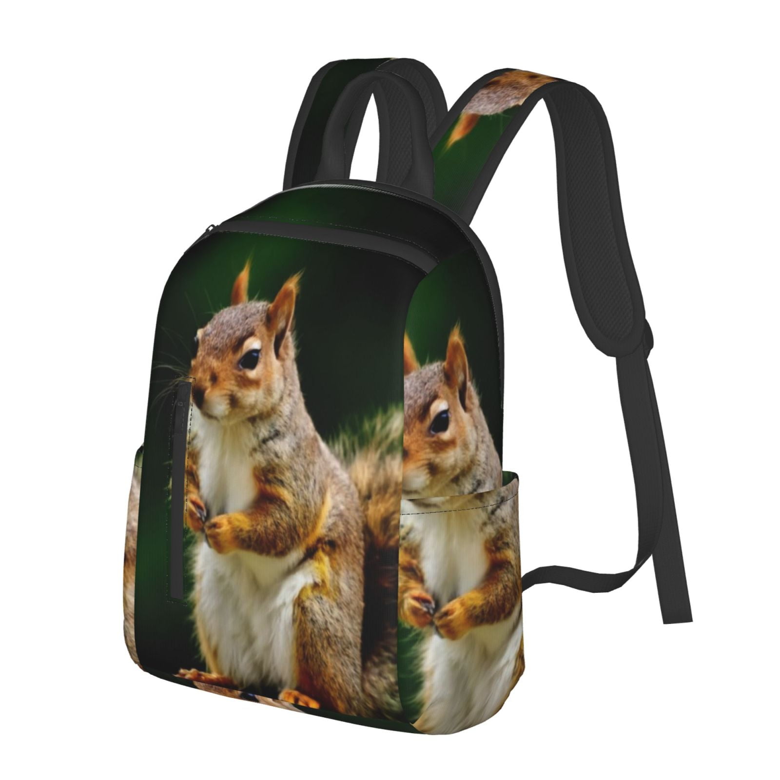 Balery Squirrels Eating Peanuts On The Tree Lightweight Backpack for ...