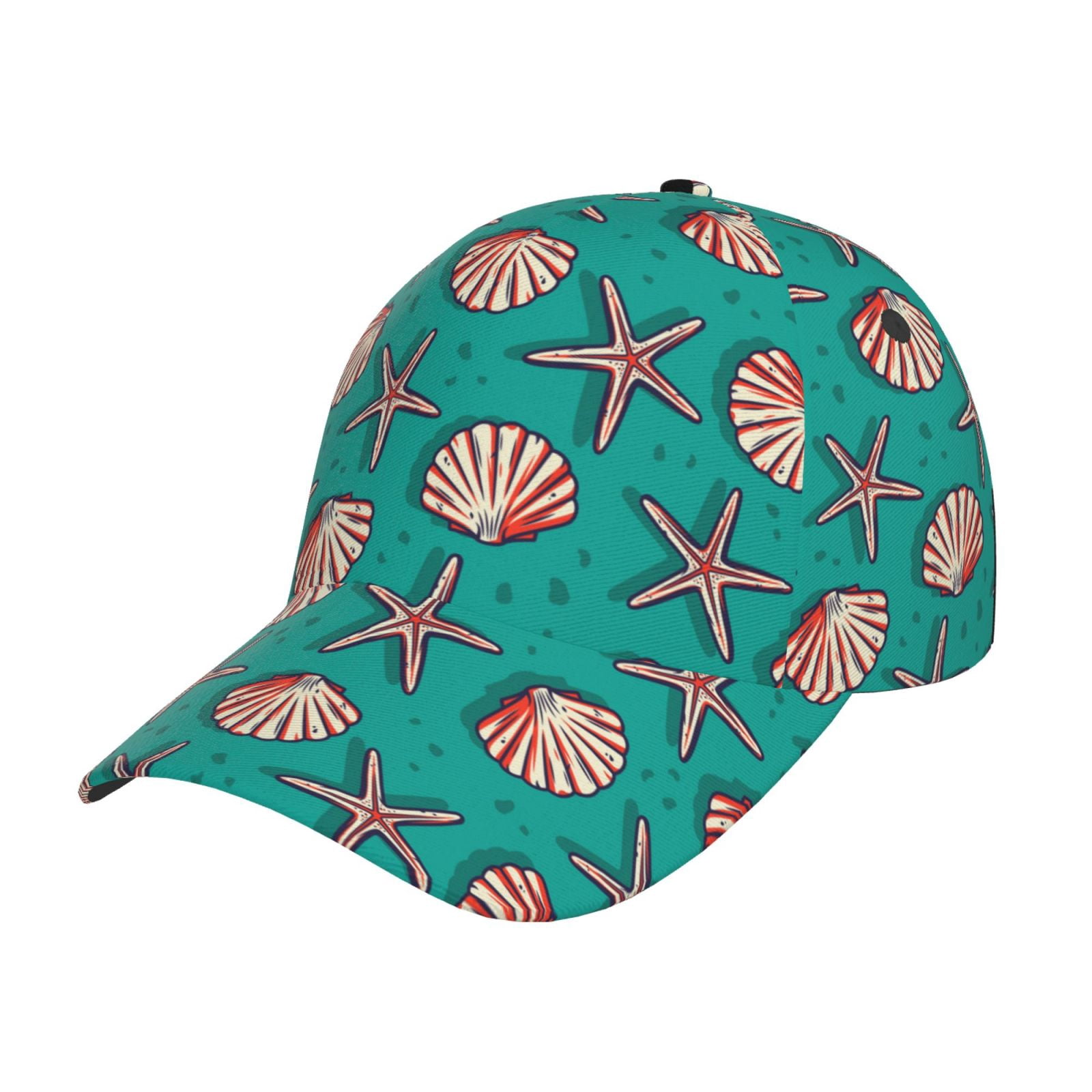 Balery Starfish And Shell Baseball Cap For Women Men,Adjustable Size ...