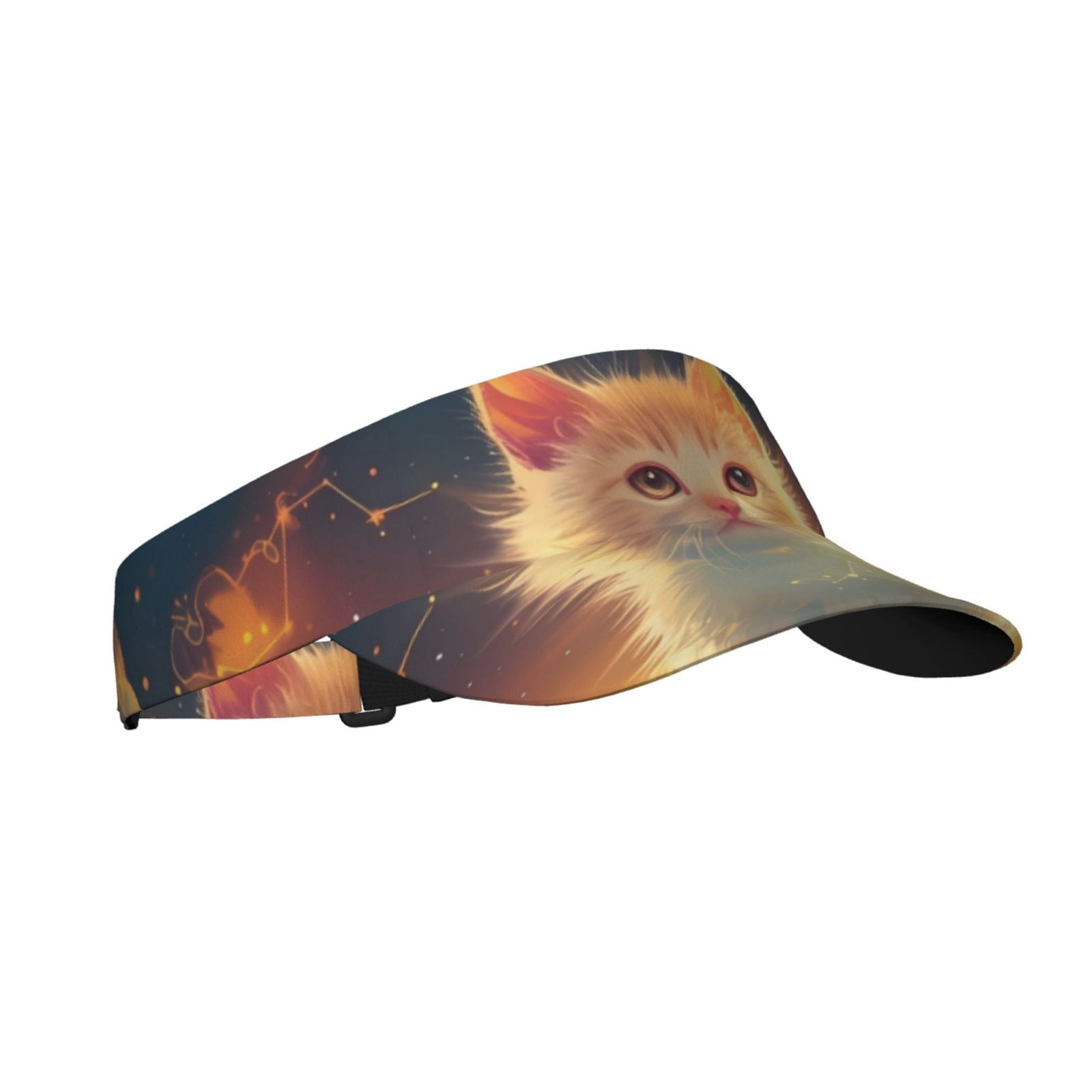 Balery Starry Sky Constellation Cat Sport Wear Athletic Visor Sun ...