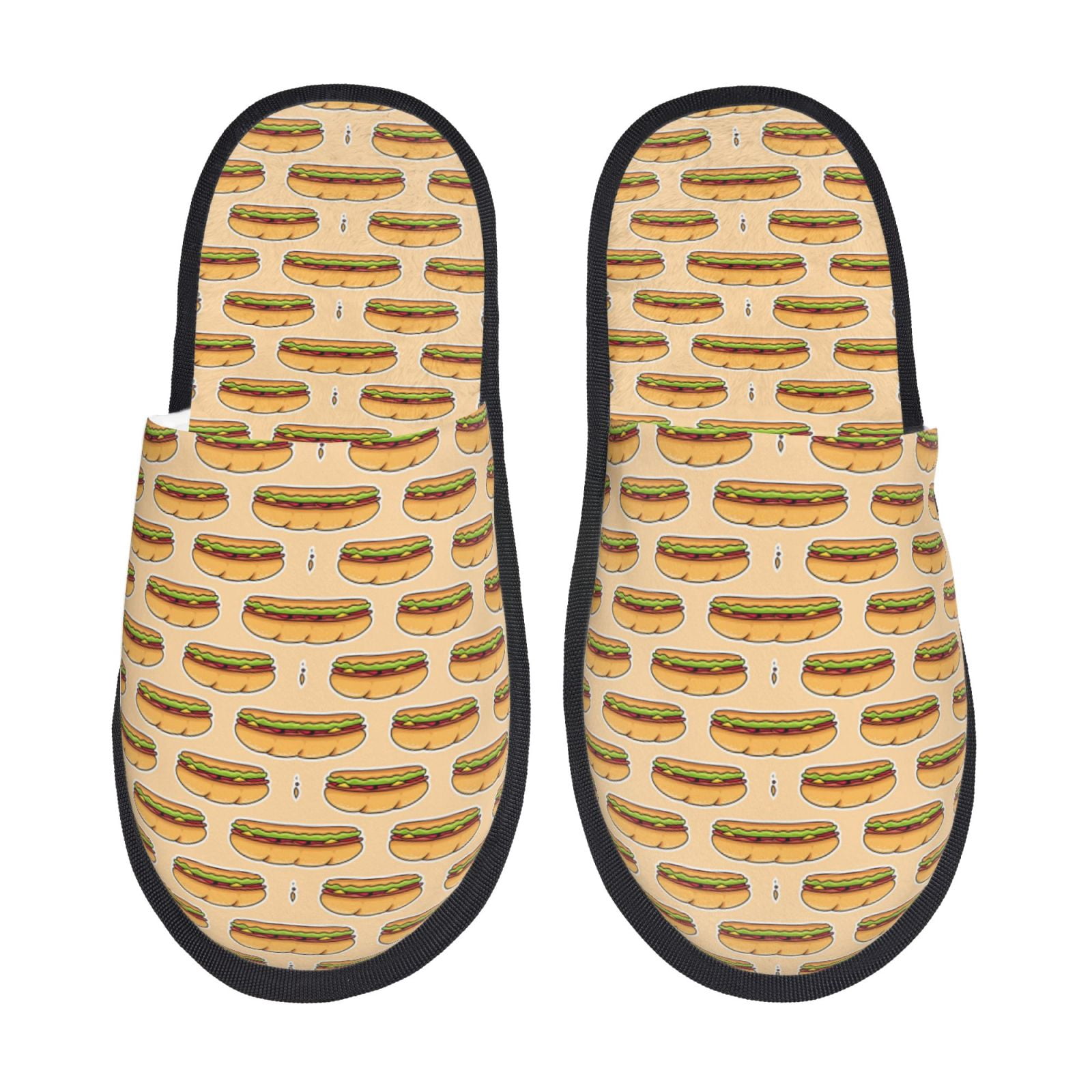 Balery Submarine Sub Sandwich Slient Indoor Furry Fleece Comfort House ...
