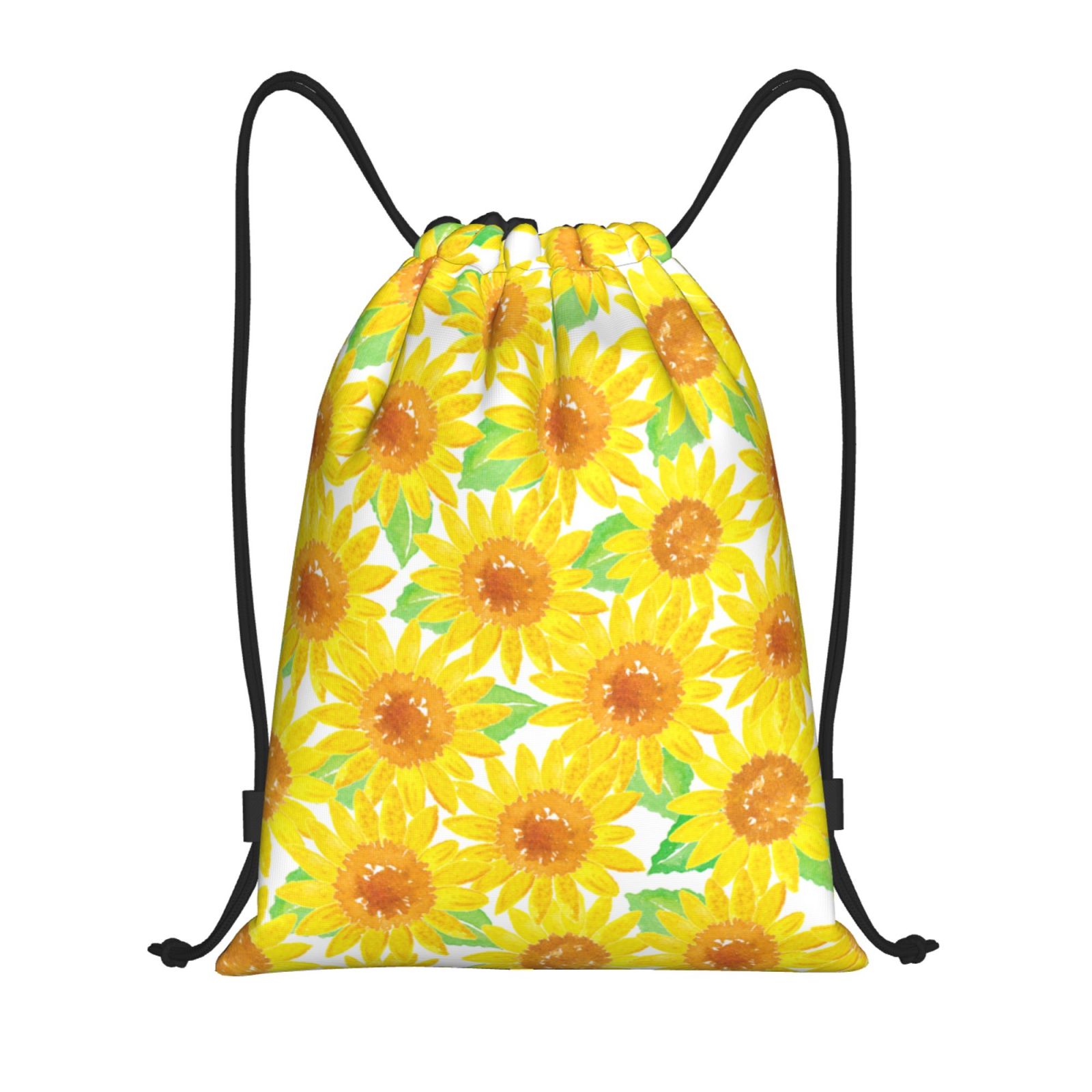 Balery Sunflowers2 Pattern Drawstring Backpack Bag Sport Gym Sackpack ...