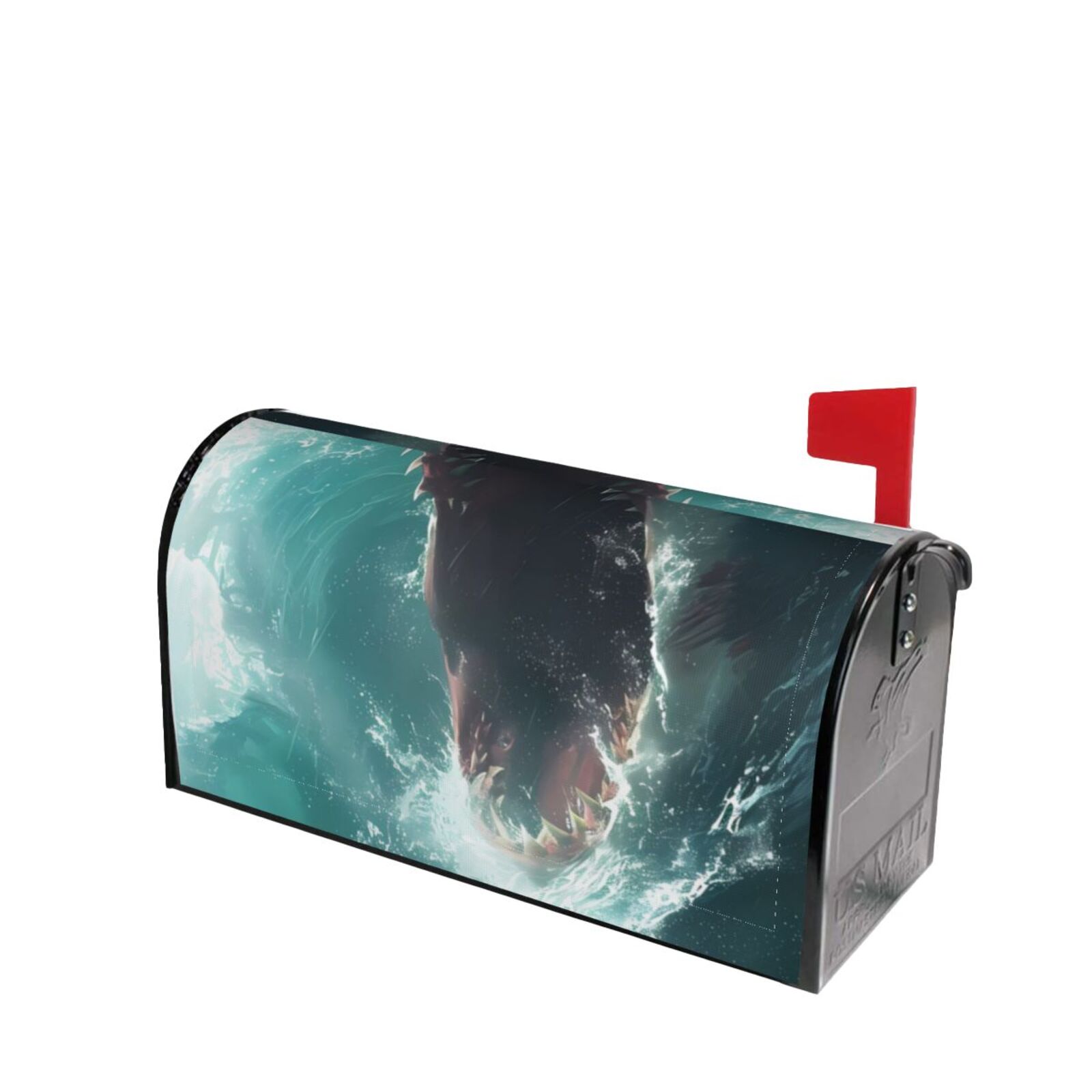 Balery Surfing Shark Mailbox Cover - Standard Size-21x18 in - Walmart.com