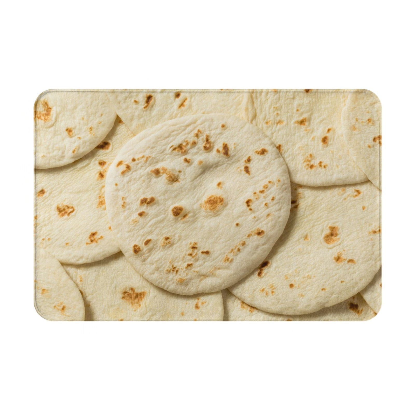 Balery Taco Tortillas Doormat, Durable Flannel Fabric, Waterproof Stain ...