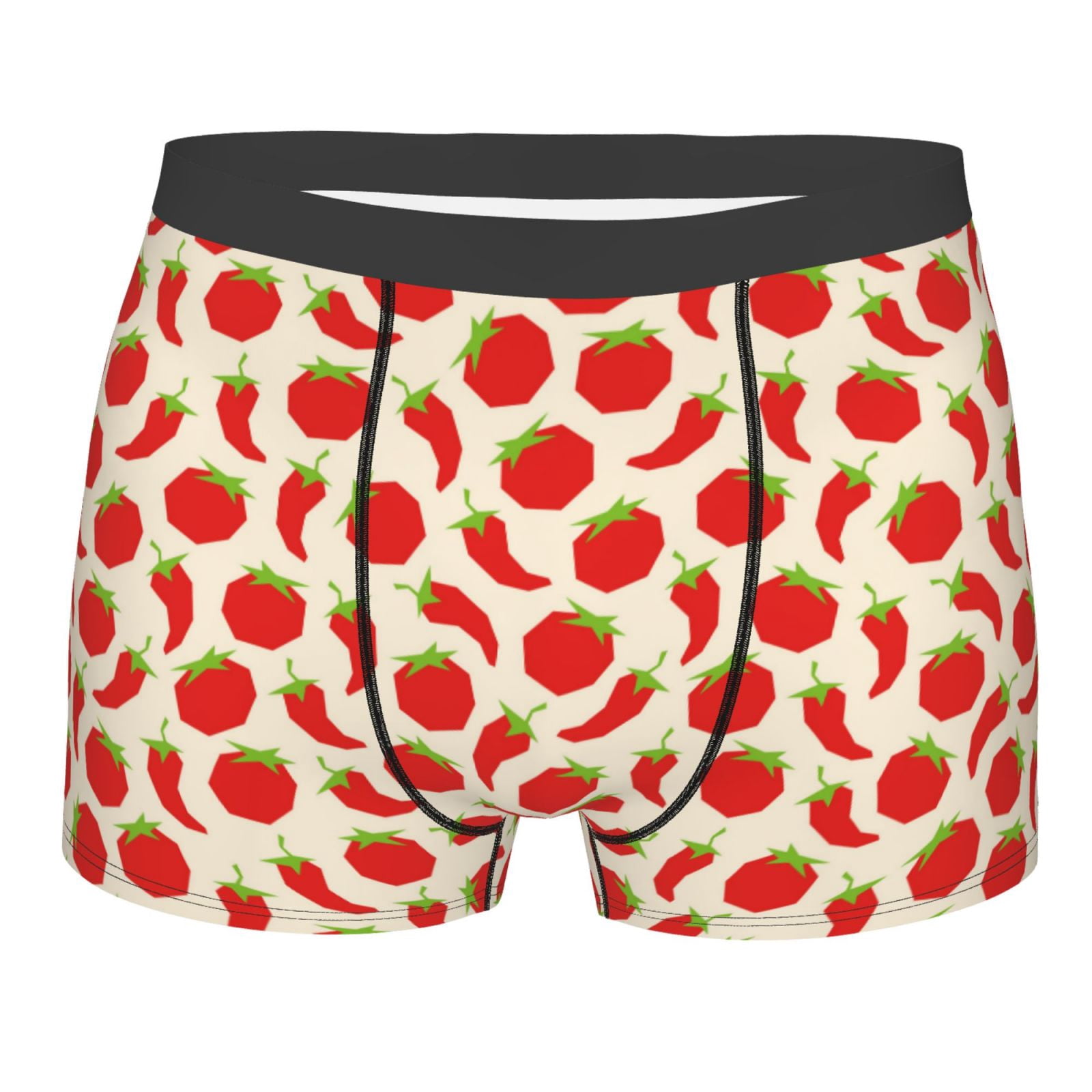 Balery Tomatoes And Chili Men's Boxer Briefs, Soft and Breathable ...