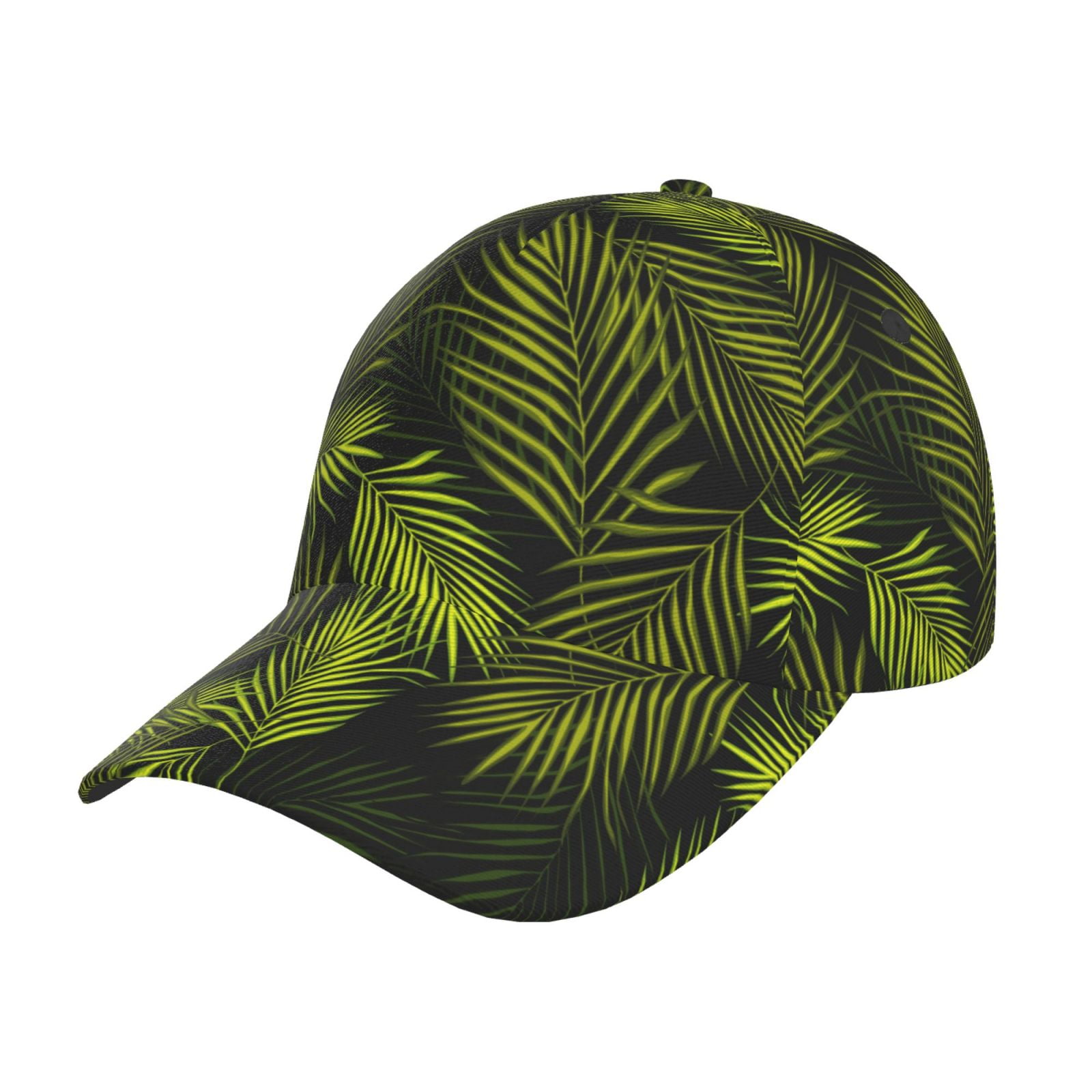 Balery Tropical Palm Leaves Fern Leaf Baseball Cap For Women Men ...