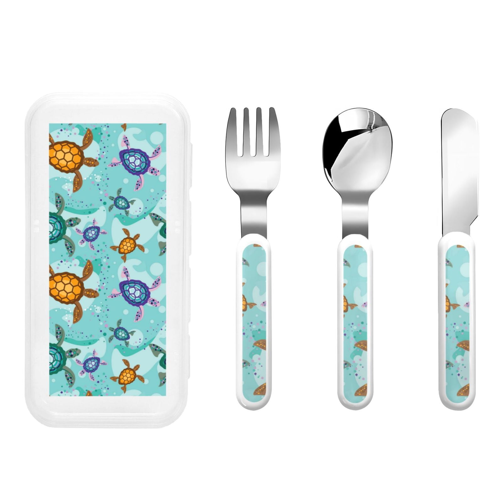 Balery Turtles And Sea for Stainless Steel Kids Silverware Set - Child ...