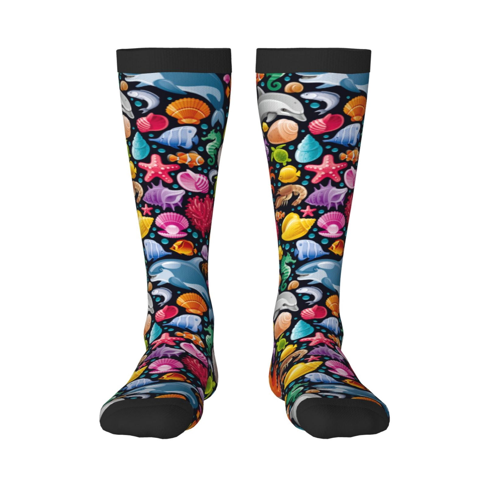 Balery Underwater Diving Animals Fun Novelty Socks Men'S Women'S Crew ...