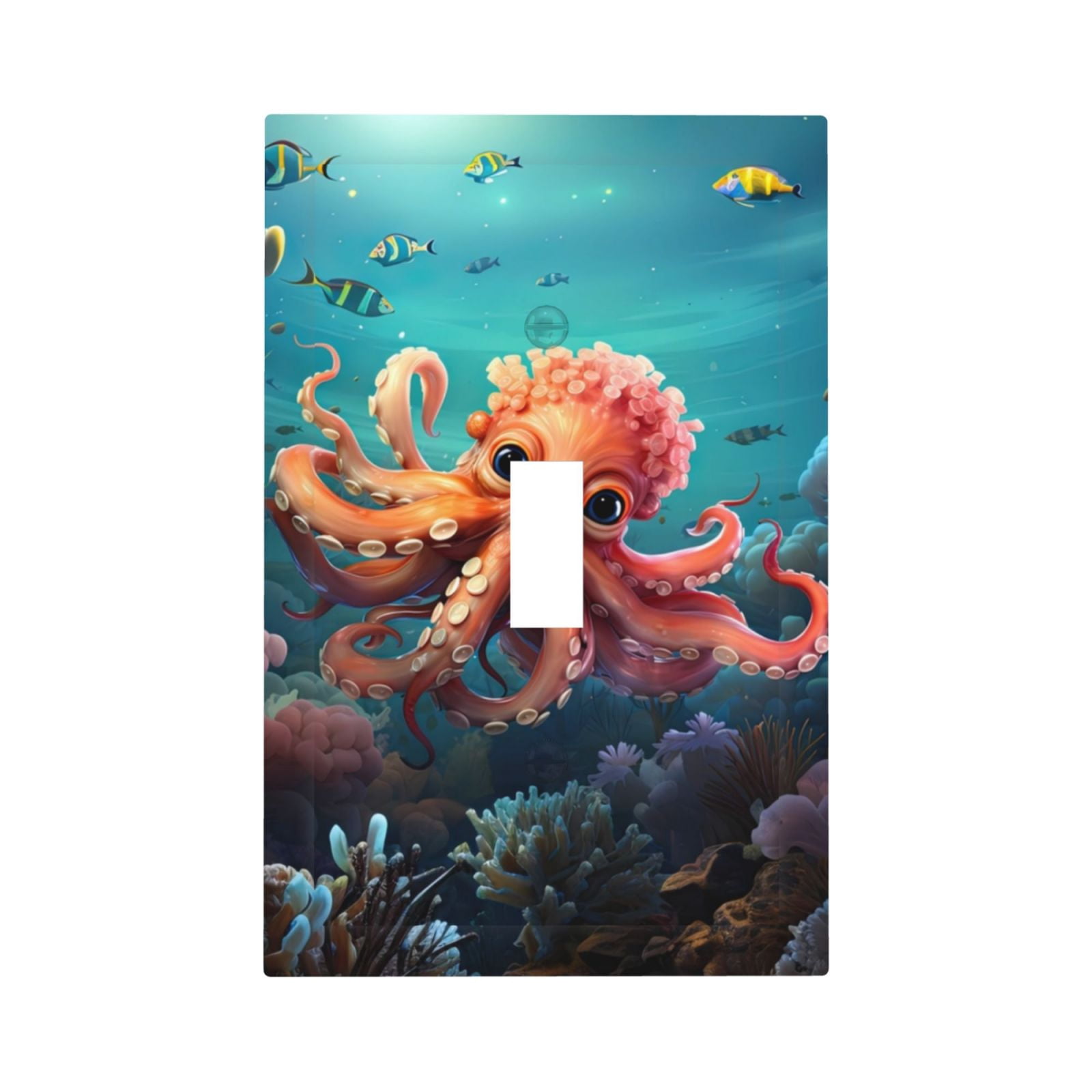 Balery Underwater Plant Octopus for Duplex Wall Plates Kit, Electrical ...