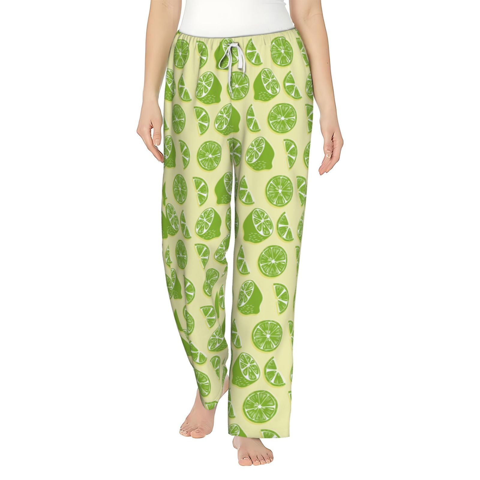 Balery Various Lemons print Women's Pajama Pants,Ultra Lightweight Pjs ...