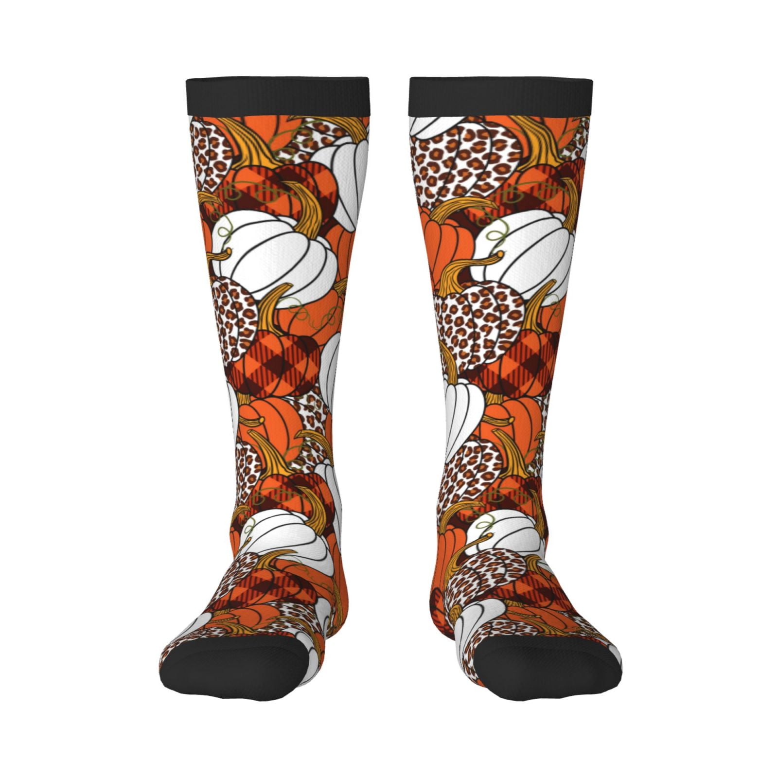 Balery Various Pumpkins Printed Novelty Socks Men's Women's Crew Socks ...