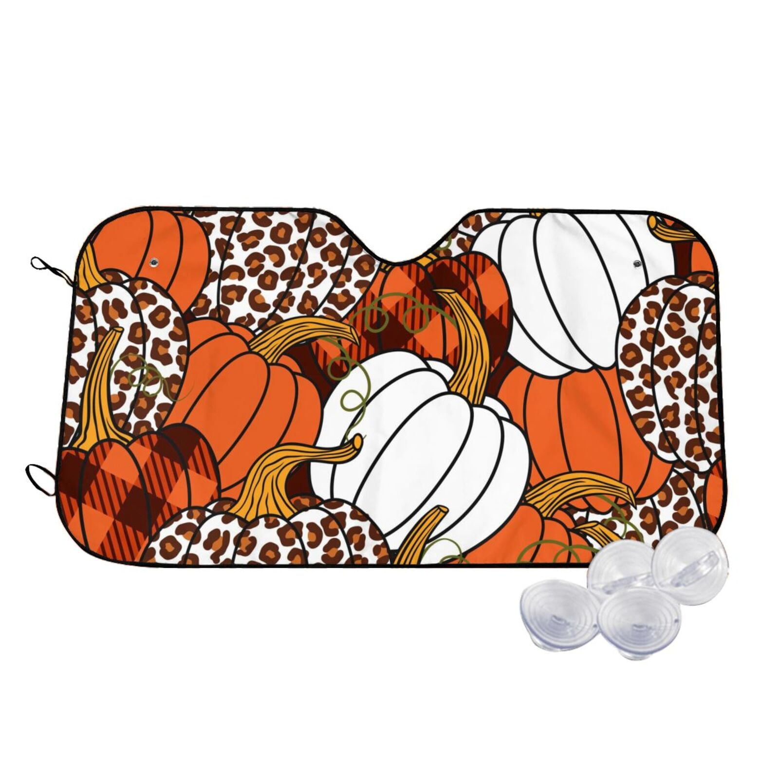 Balery Various Pumpkins Windshield Sun Shade, Car Front Window Sunshade ...