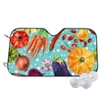 Balery Vegetable Windshield Sun Shade, Car Front Window Sunshade Cover ...