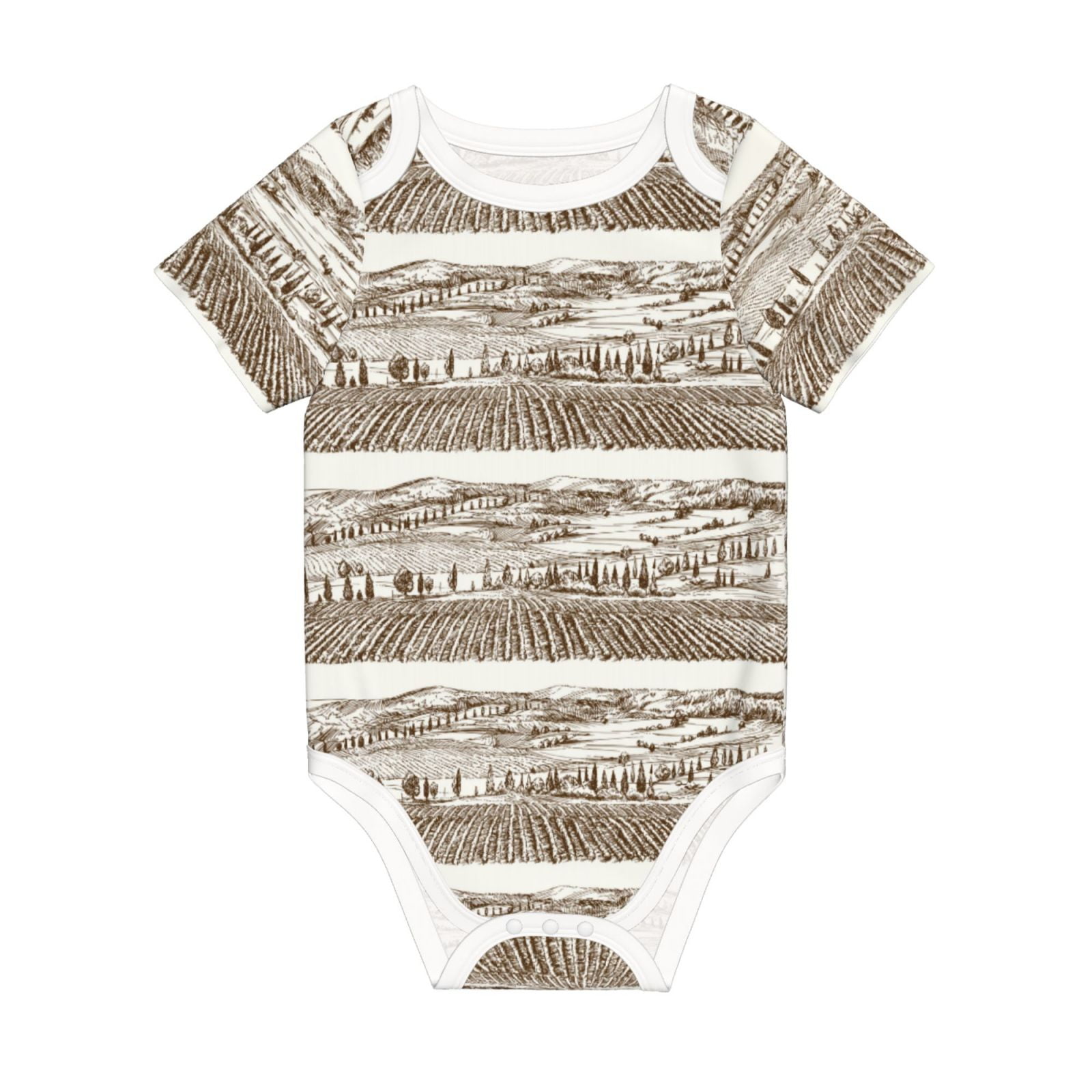 Balery Vineyard Landscape 1 Pattern Baby Climbing Clothes Infant ...