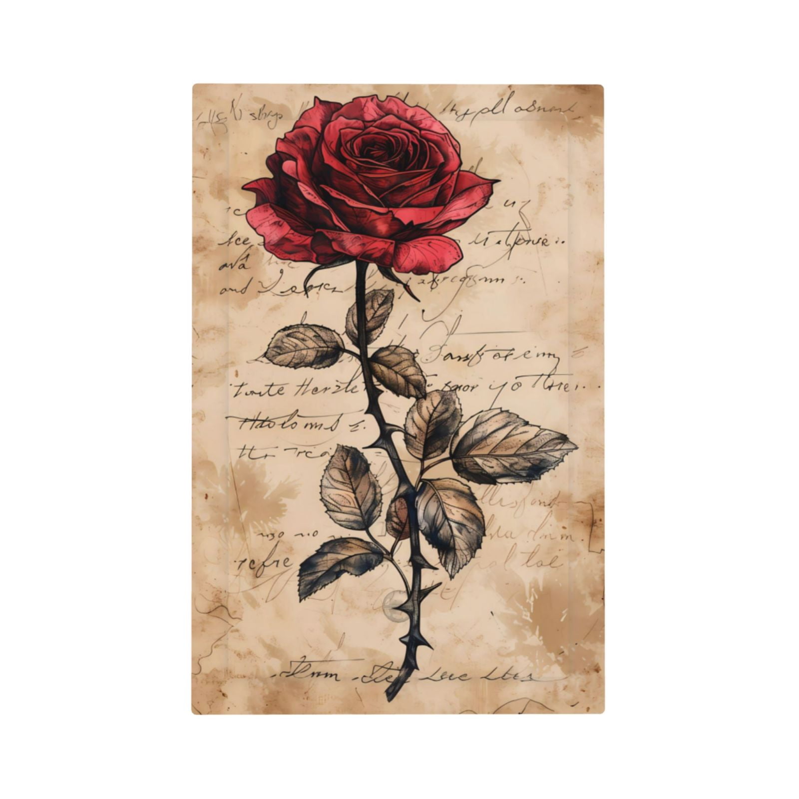 Balery Vintage Rose Botanical Art for Duplex Wall Plates Kit ...