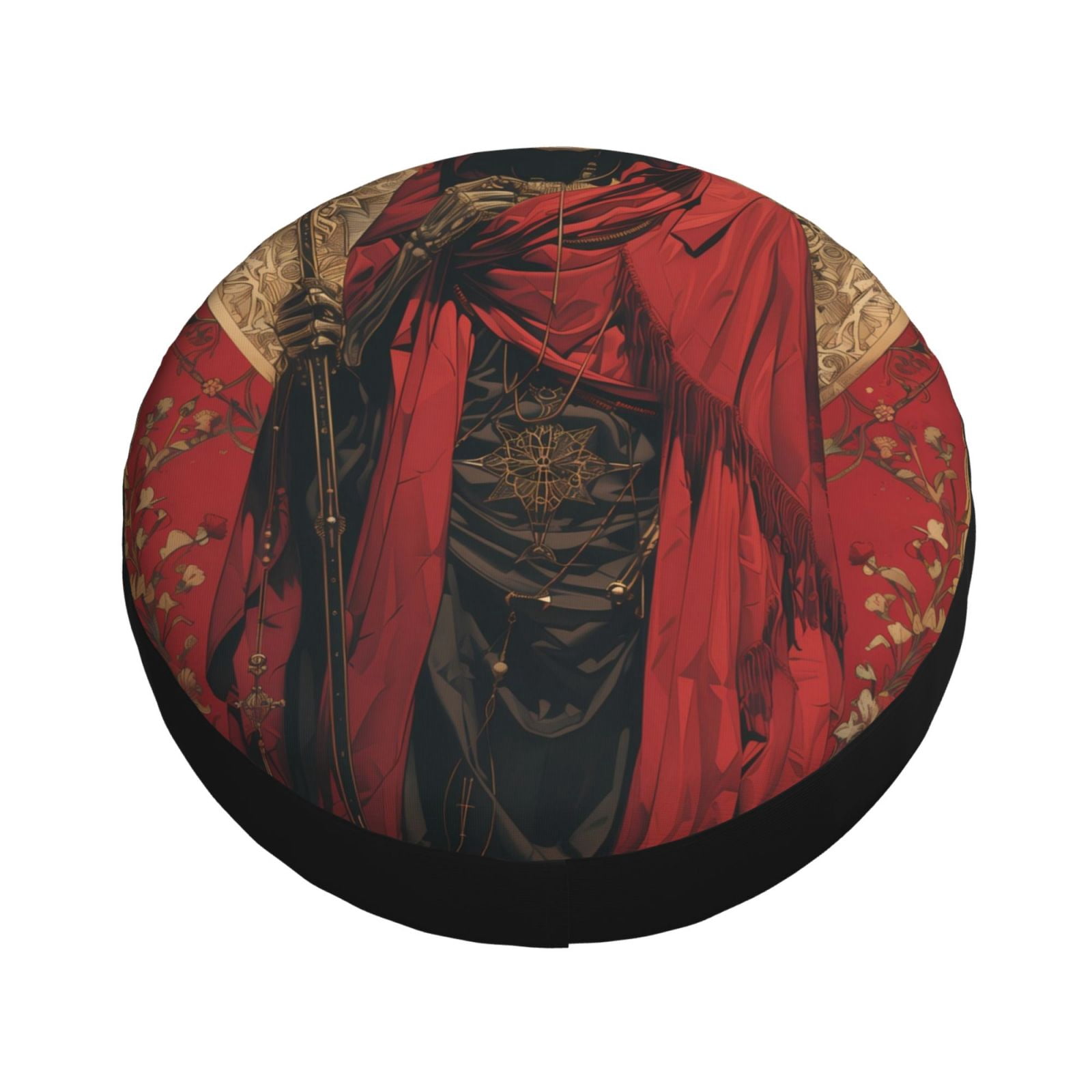 Balery Vintage Rose Scepter Skull Tire Covers - Tough Tire Wheel ...