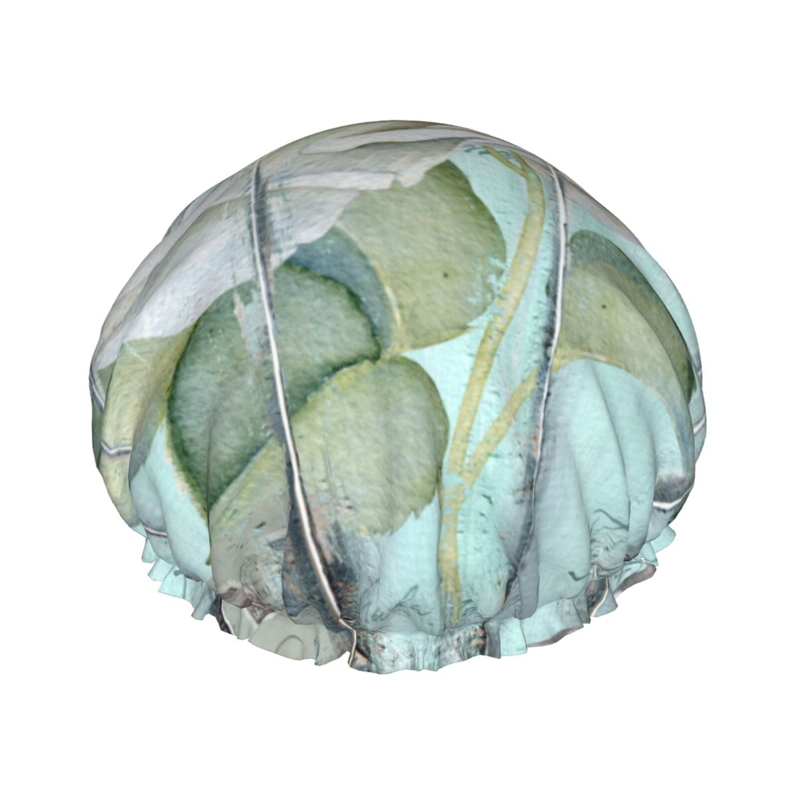 Balery Vintage Rose1 Shower Caps, Double Layer Waterproof Shower Cap ...