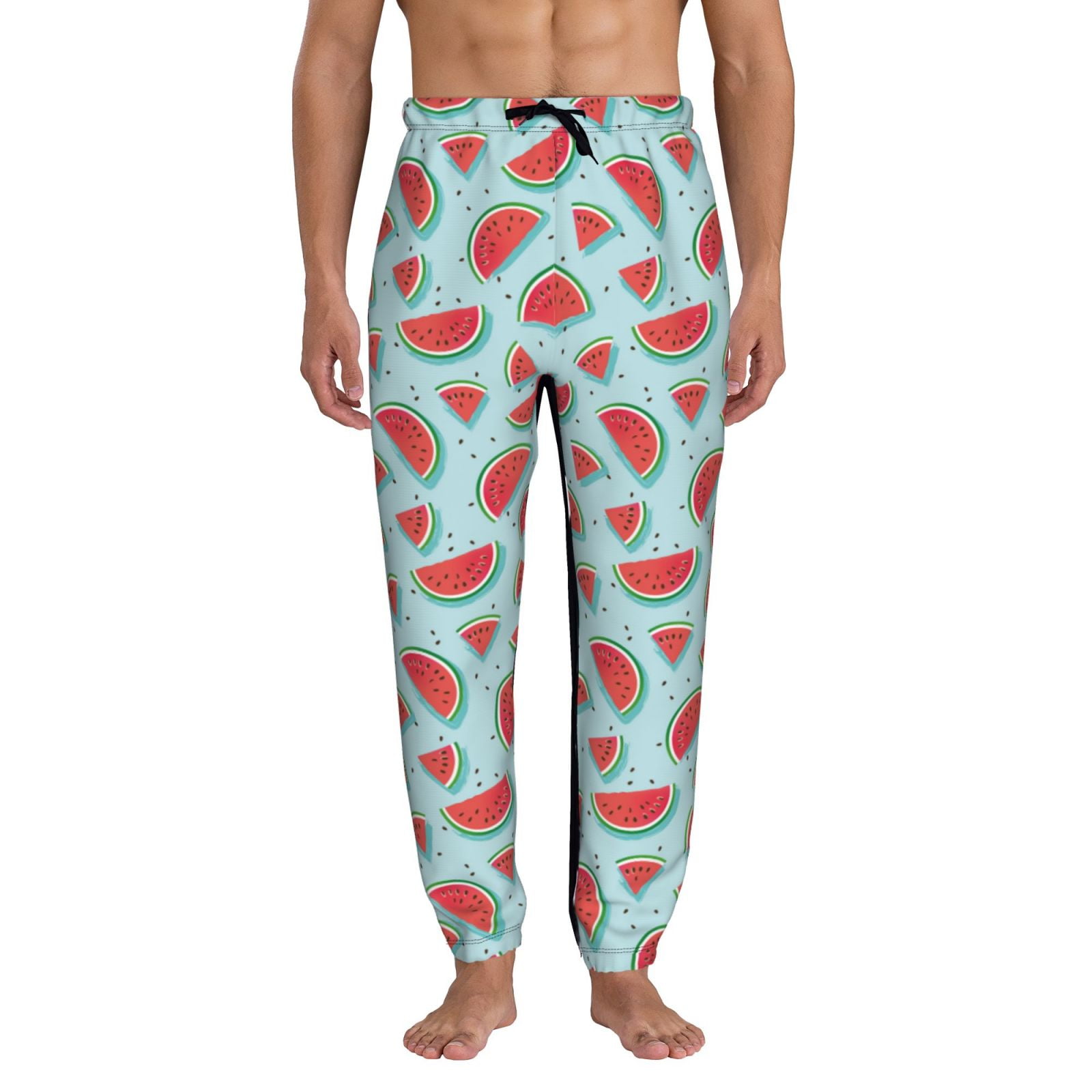 Balery Watermelon Pattern Joggers for Men Athletic Workout Sweatpants ...