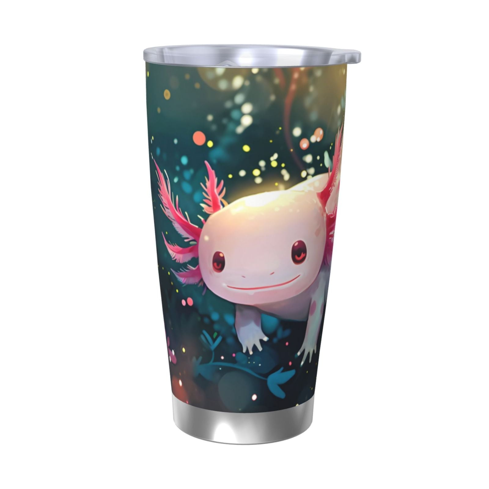 Balery Whimsical Axolotl Fantasy Pattern 20oz Insulated Car Cup with ...