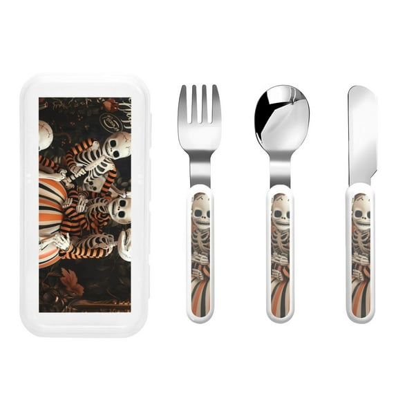 Balery Whimsical Halloween Skeletons for Stainless Steel Kids ...