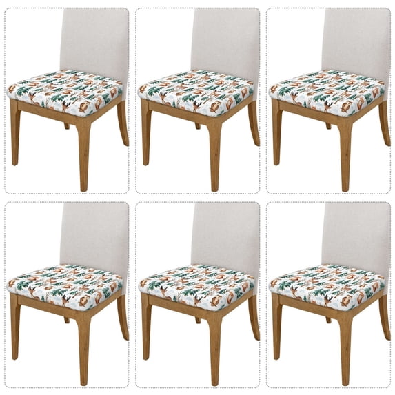 Balery Winter Woodland Friends Stretch Couch Cushion Covers, Individual ...