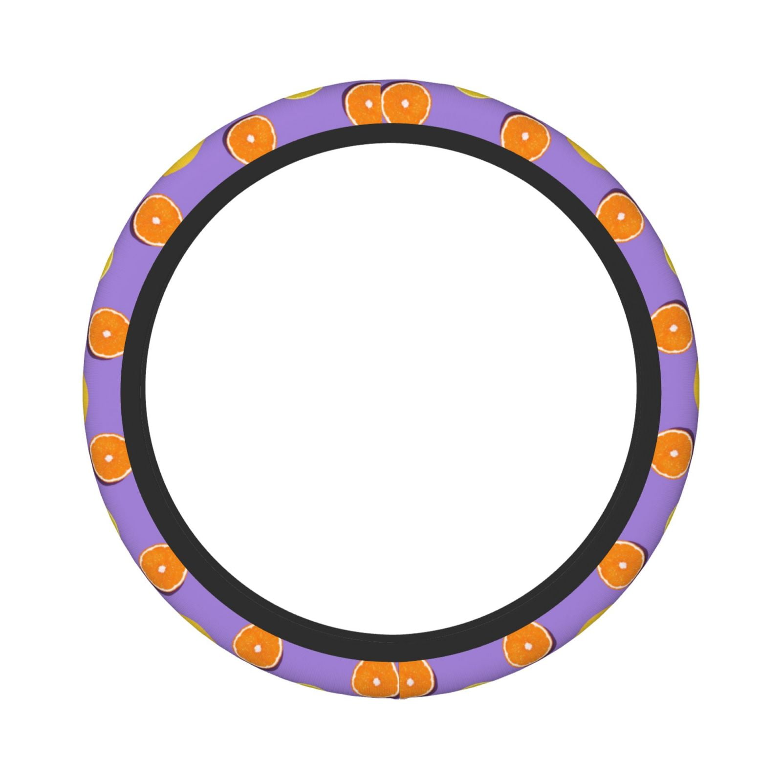 Balery Yellow Lemon And Orange print Steering Wheel Covers Elastic ...