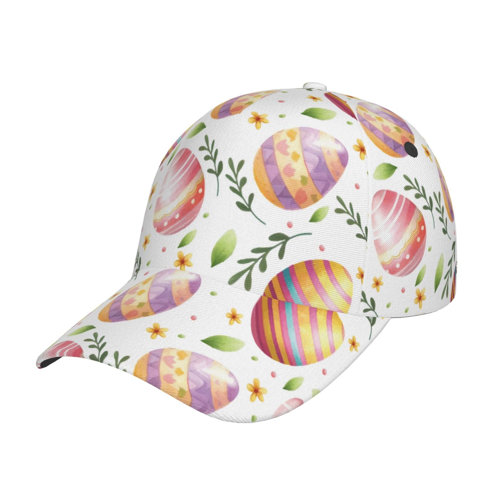 Balery colorful easter eggs Pattern Baseball Cap Adjustable Size for ...