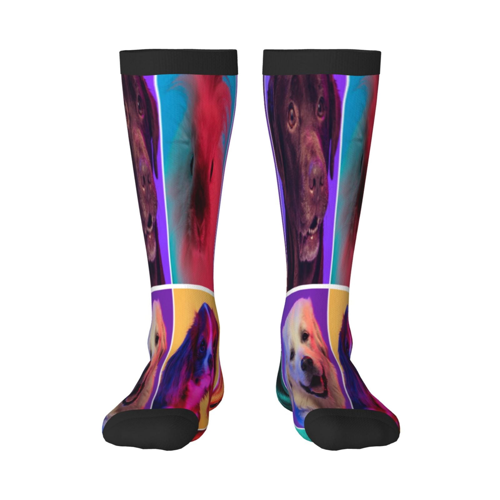 Balery cute dogs of different breeds Printed Novelty Socks Men's Women ...