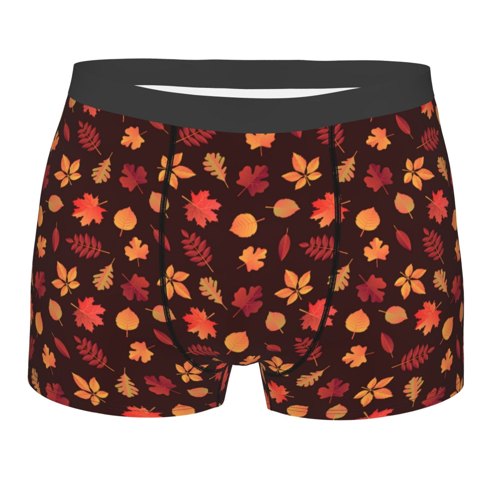 Balery fall Maple leaf Men's Boxer Briefs, Soft and Breathable Cotton ...