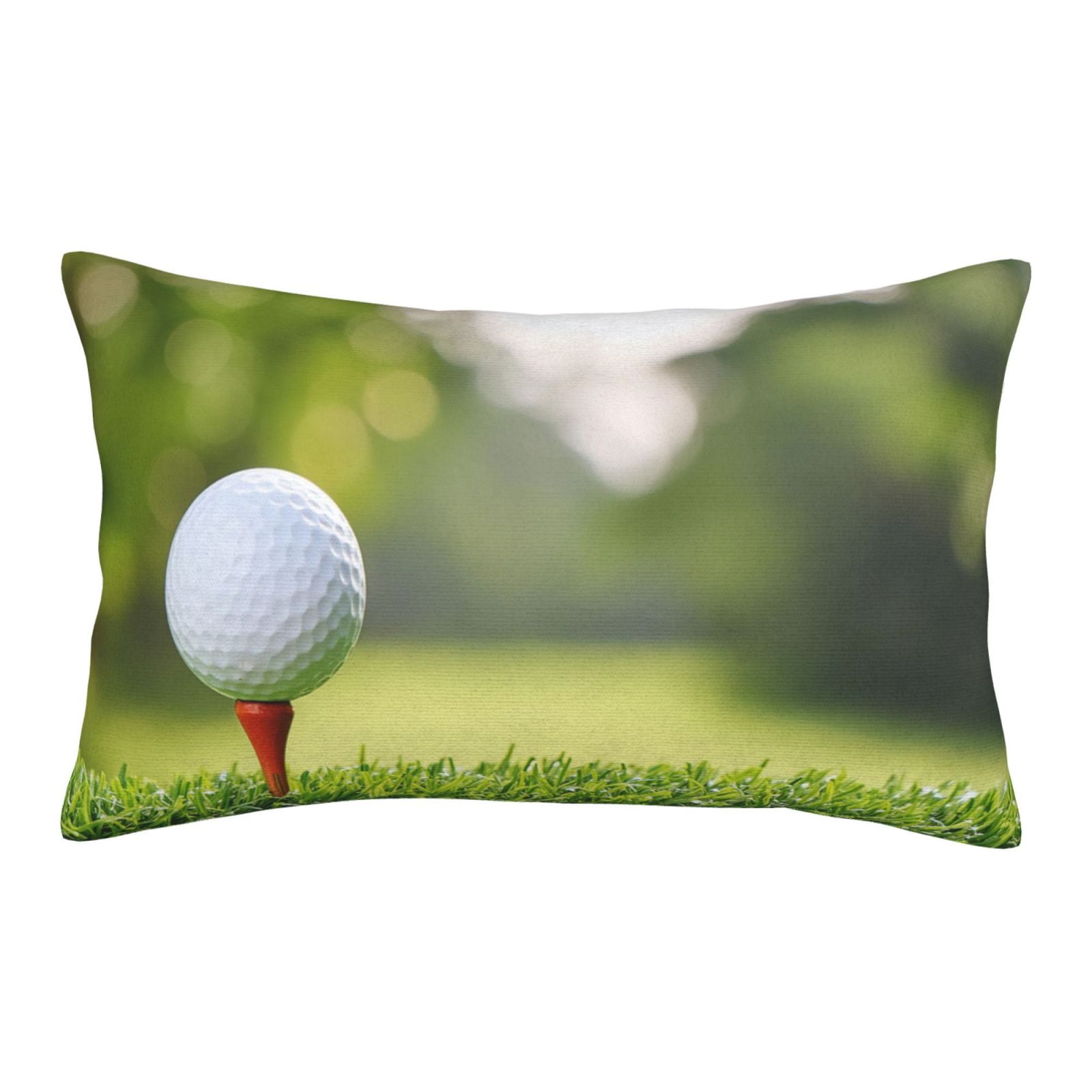 Balery golf ball perched on a tee Pattern Bedding Queen Pillow Cases ...