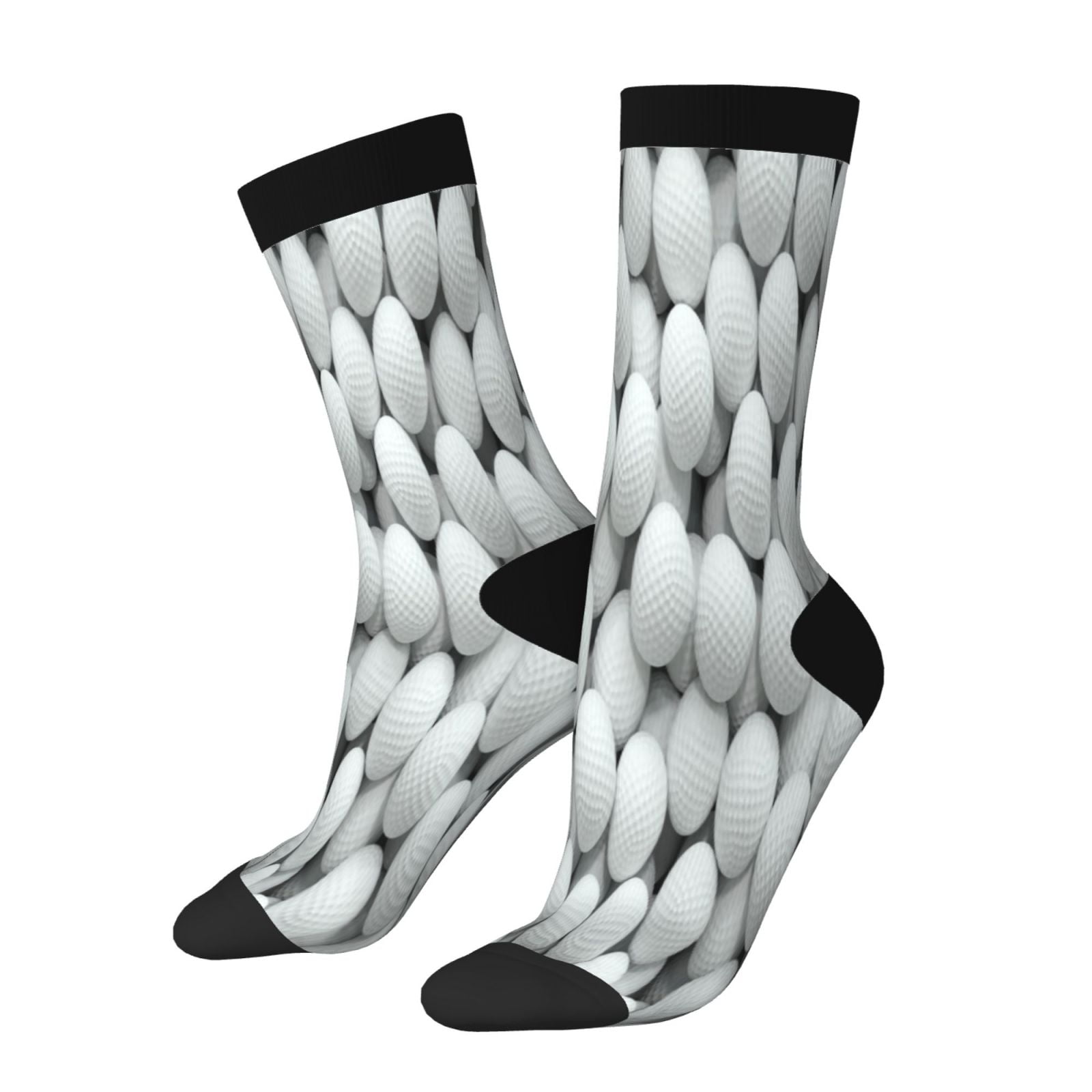 Balery golf balls Pattern Crew Socks Unisex– Soft & Breathable Socks ...
