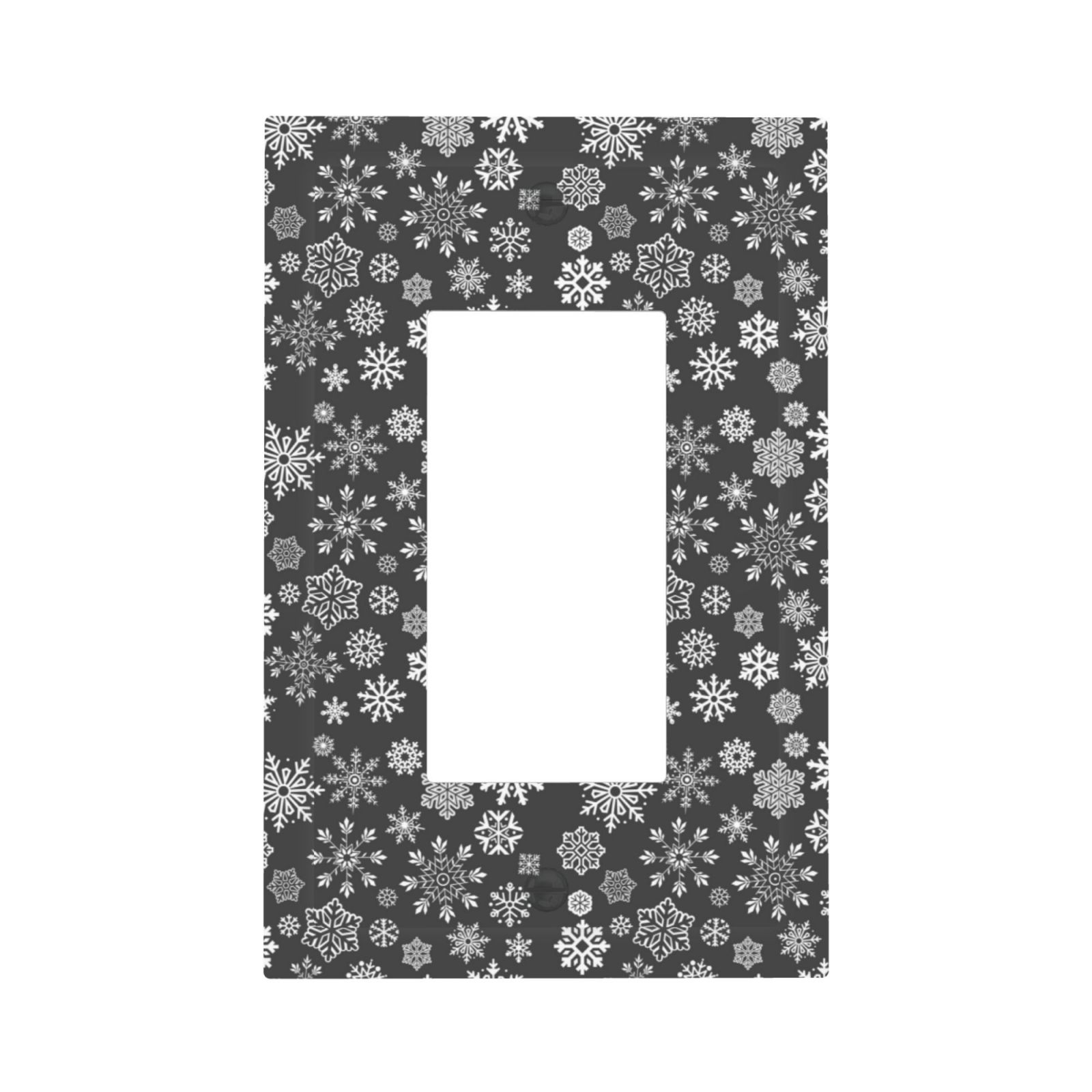 Balery simple white Snowflake for Duplex Wall Plates Kit, Electrical ...