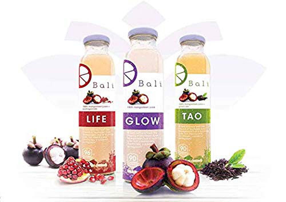 Bali 100% Pure Mangosteen Juice Variety Pack (15-pack, 5 of each flavor ...