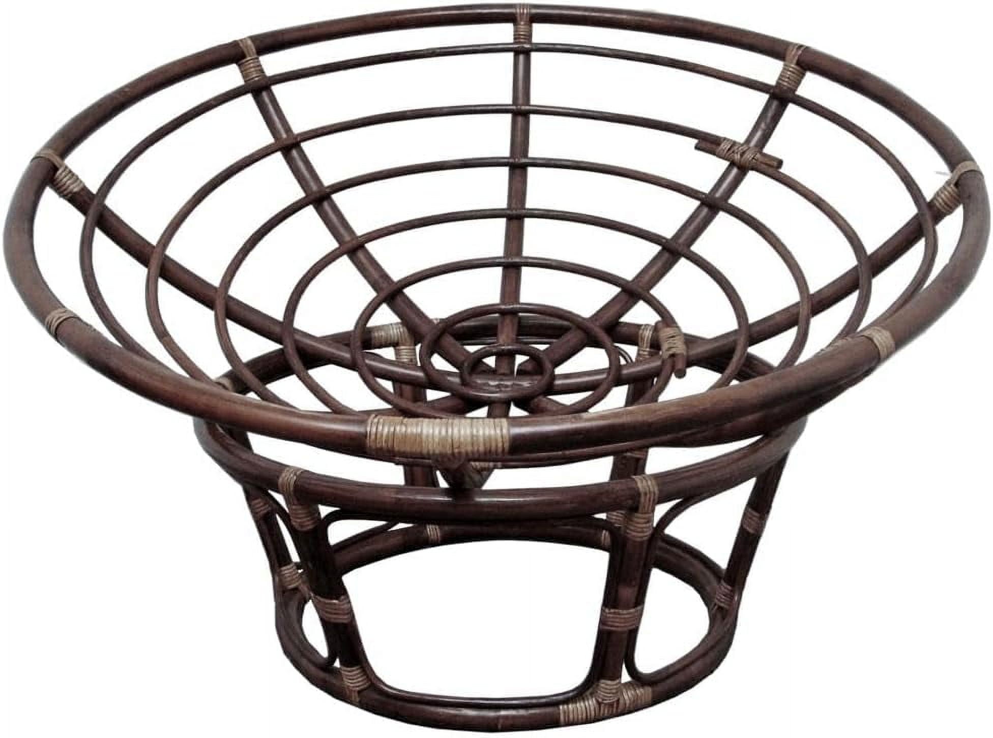 Bali 42-inch Rattan Papasan Chair Replacement Frame (Cushion not ...