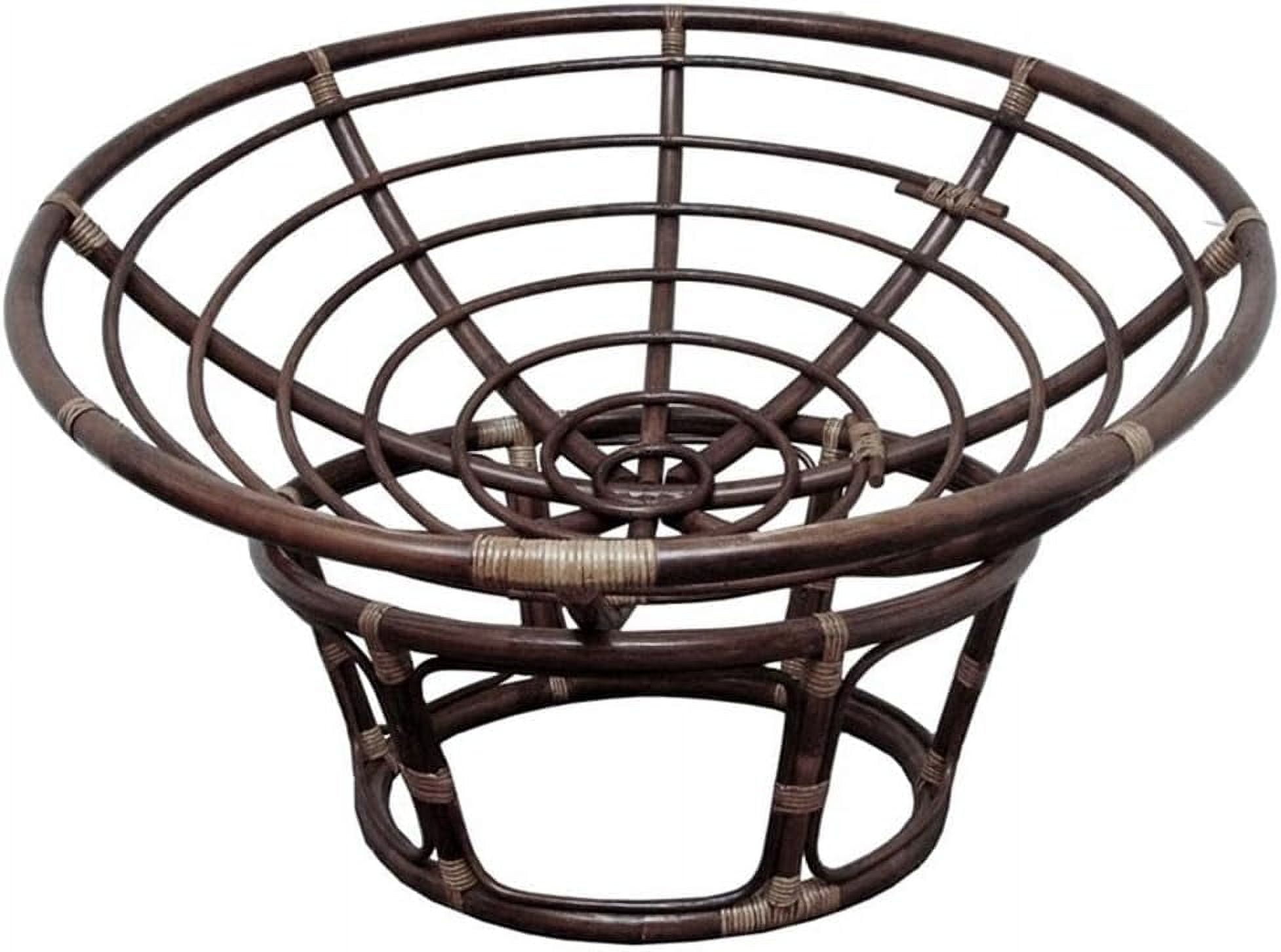 Bali 42-inch Rattan Papasan Chair Replacement Frame (Cushion not ...