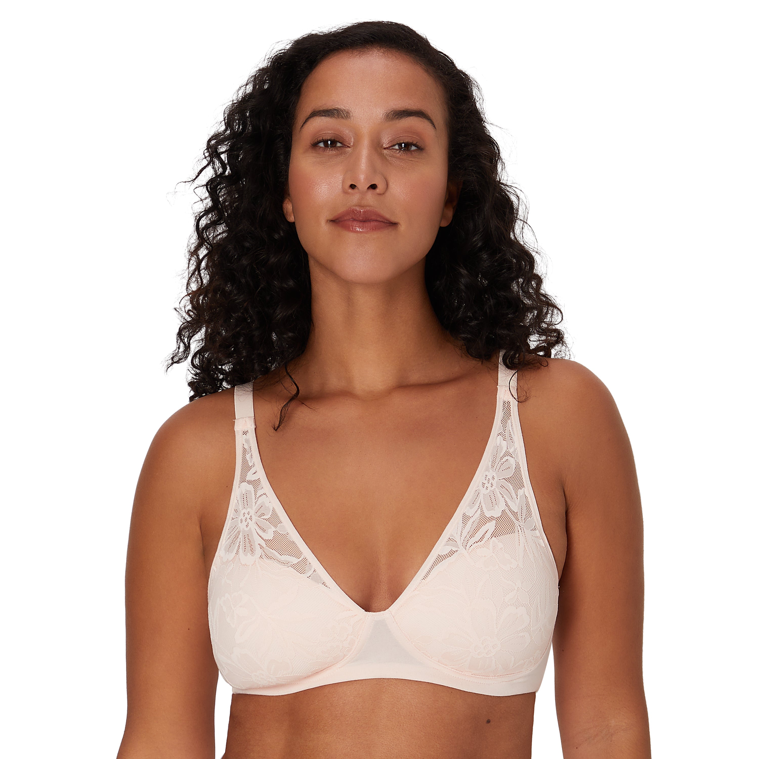 Bali Breathe Cotton Modal Wireless T-Shirt Bra Light Buff M - Walmart.com
