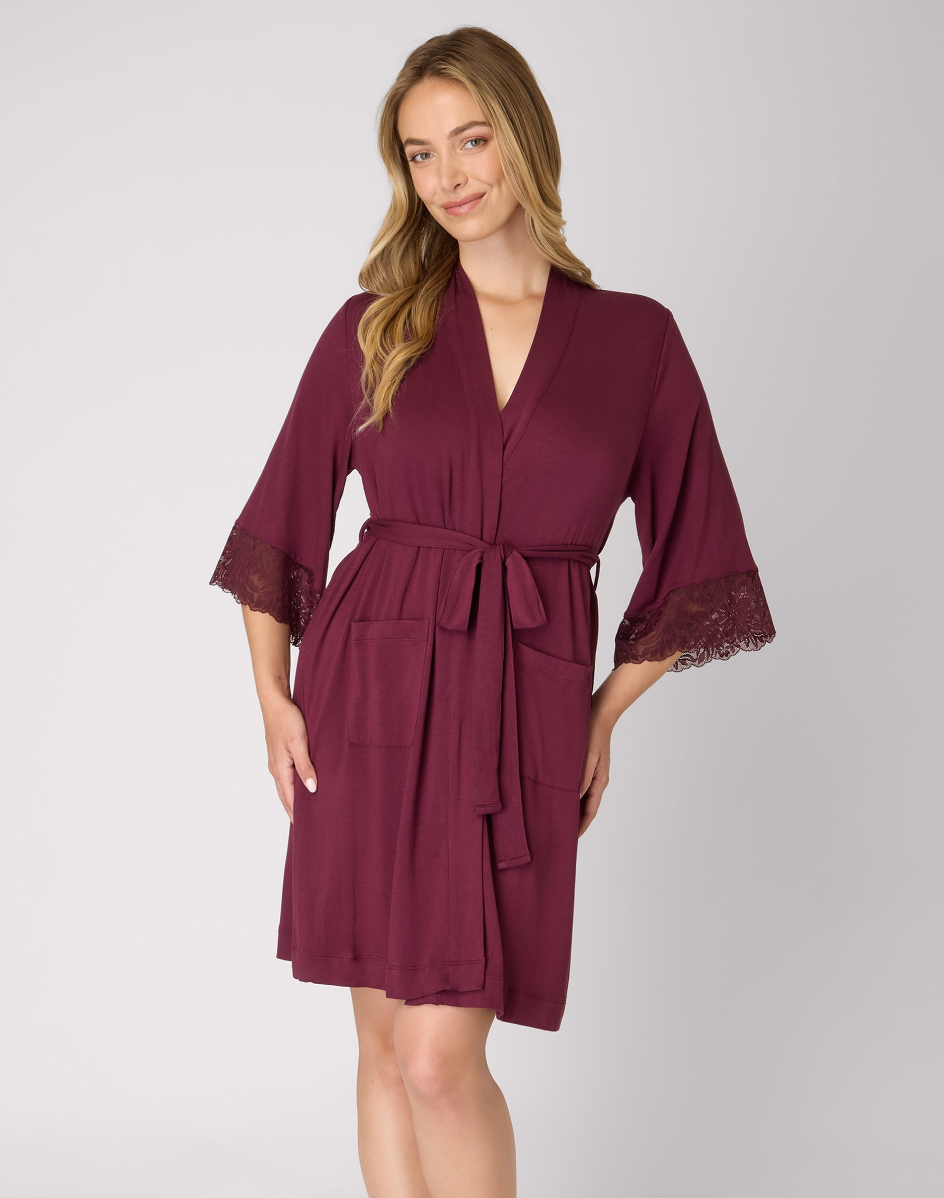 Bali Breathe Sleepwear Robe Midnight Rouge 2XL Women's - Walmart.com