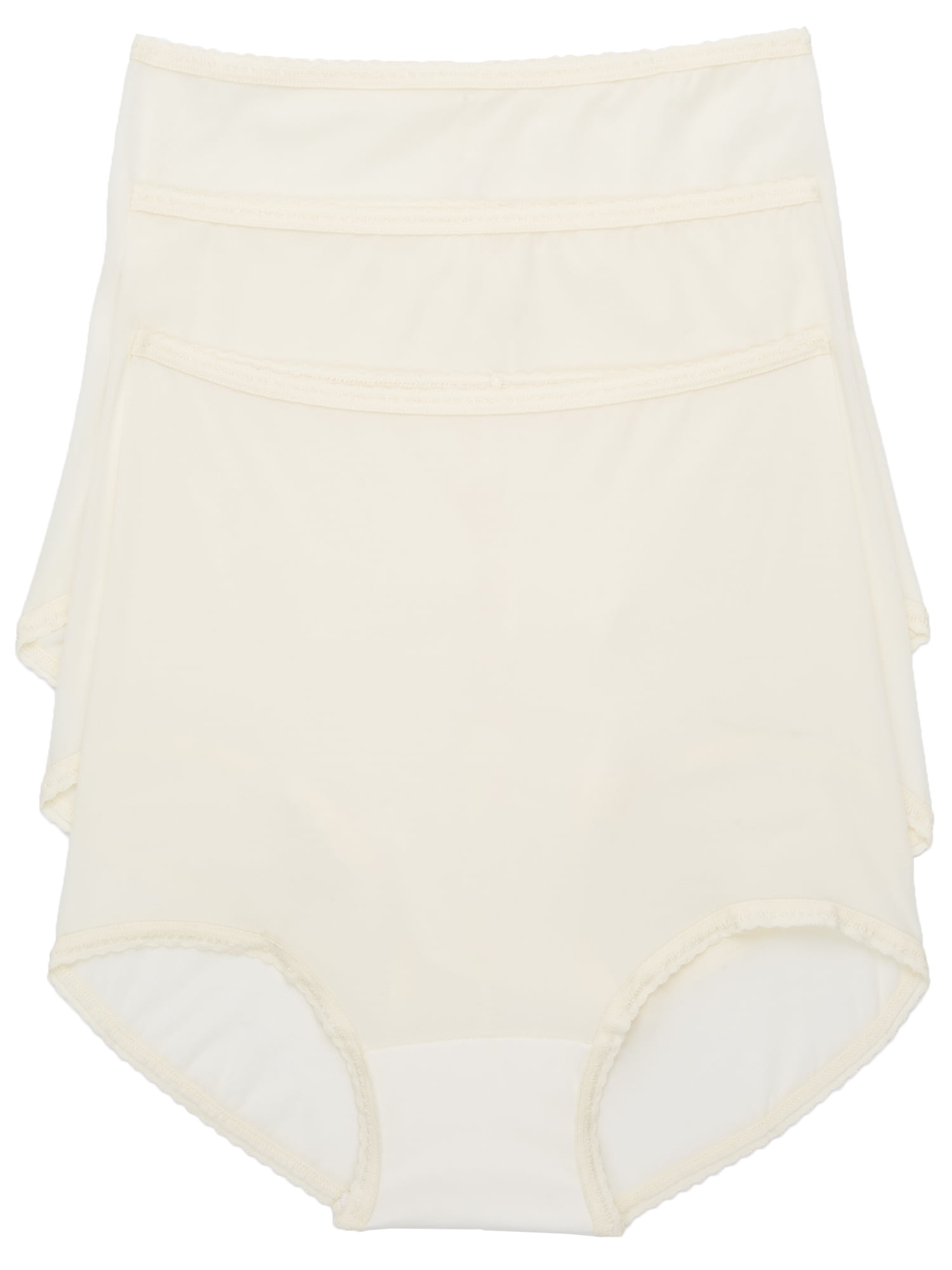 Bali Brief 3-Pack Skimp Skamp Full Cut Smooth Back Panty Womens ...