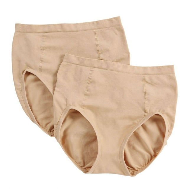 Bali Brief Panty 2-Pack Ultra Control Seamless Target Extra Firm Tummy ...