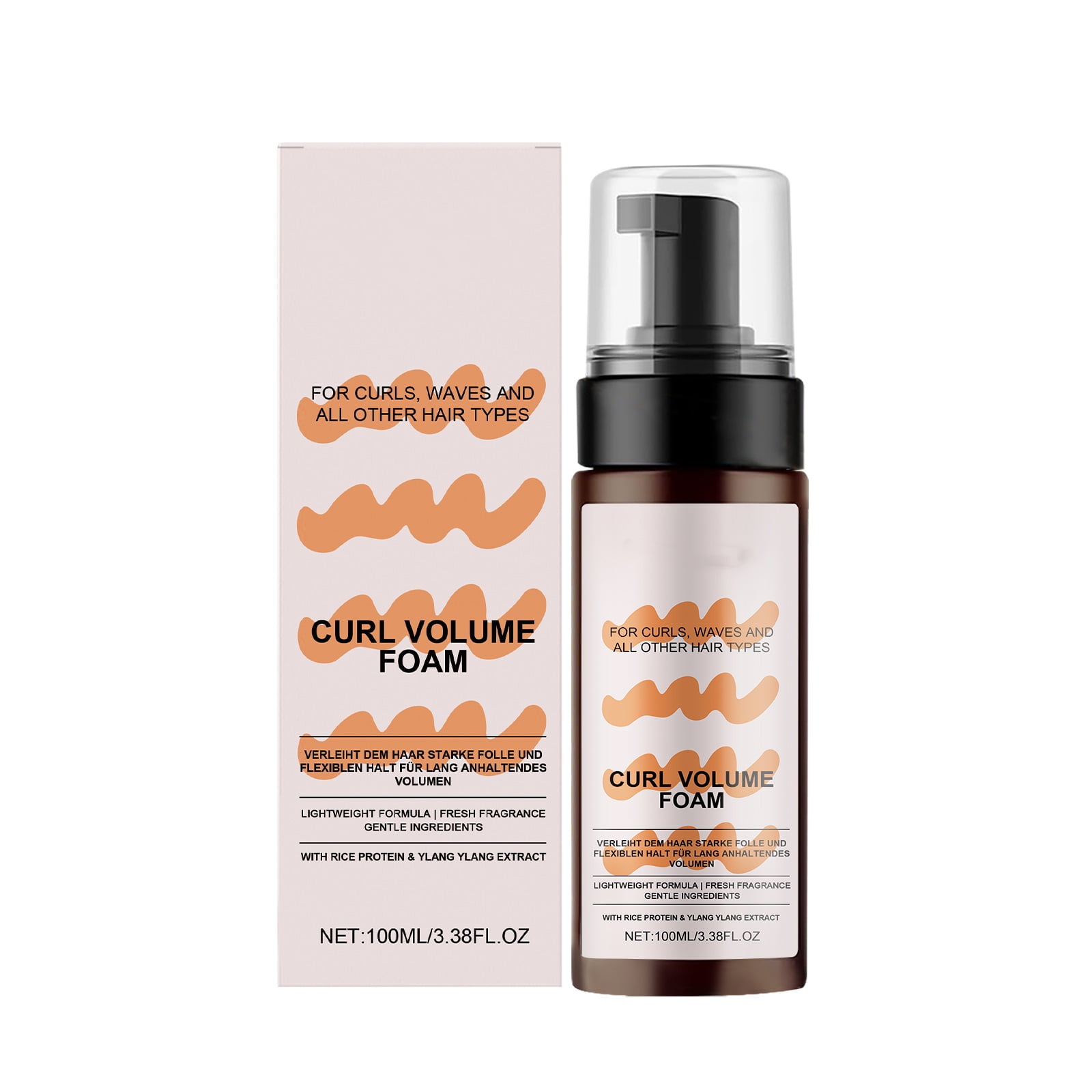Bali Curls Curl Volume Foam - Styling Mousse with Vegetable Proteins ...