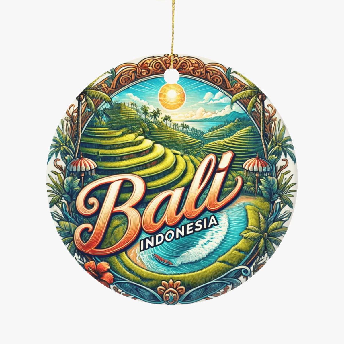 Bali Indonesia Rice Terraces Tropical Island Beach Indonesian Travel ...