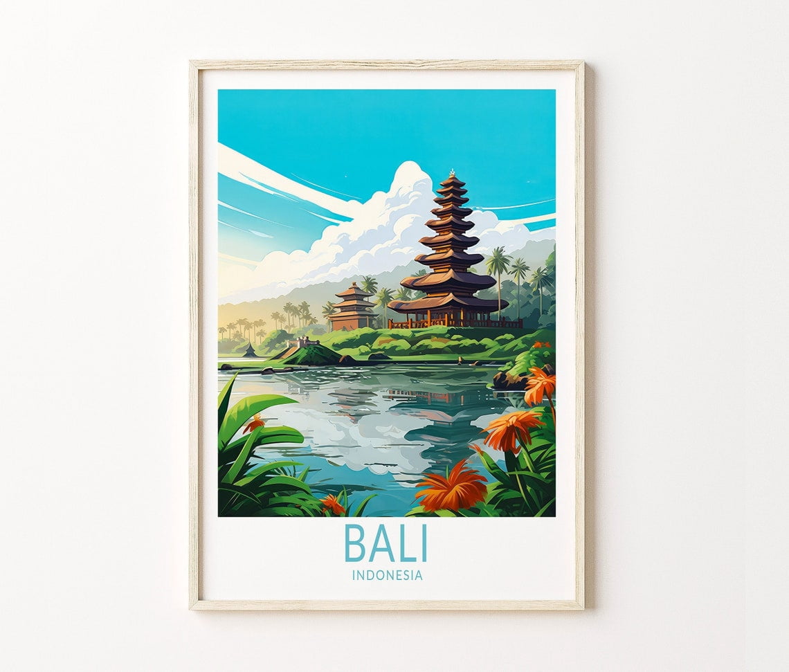 Bali Indonesia Tropical Island Paradise Cultural Wall Art Decor ...
