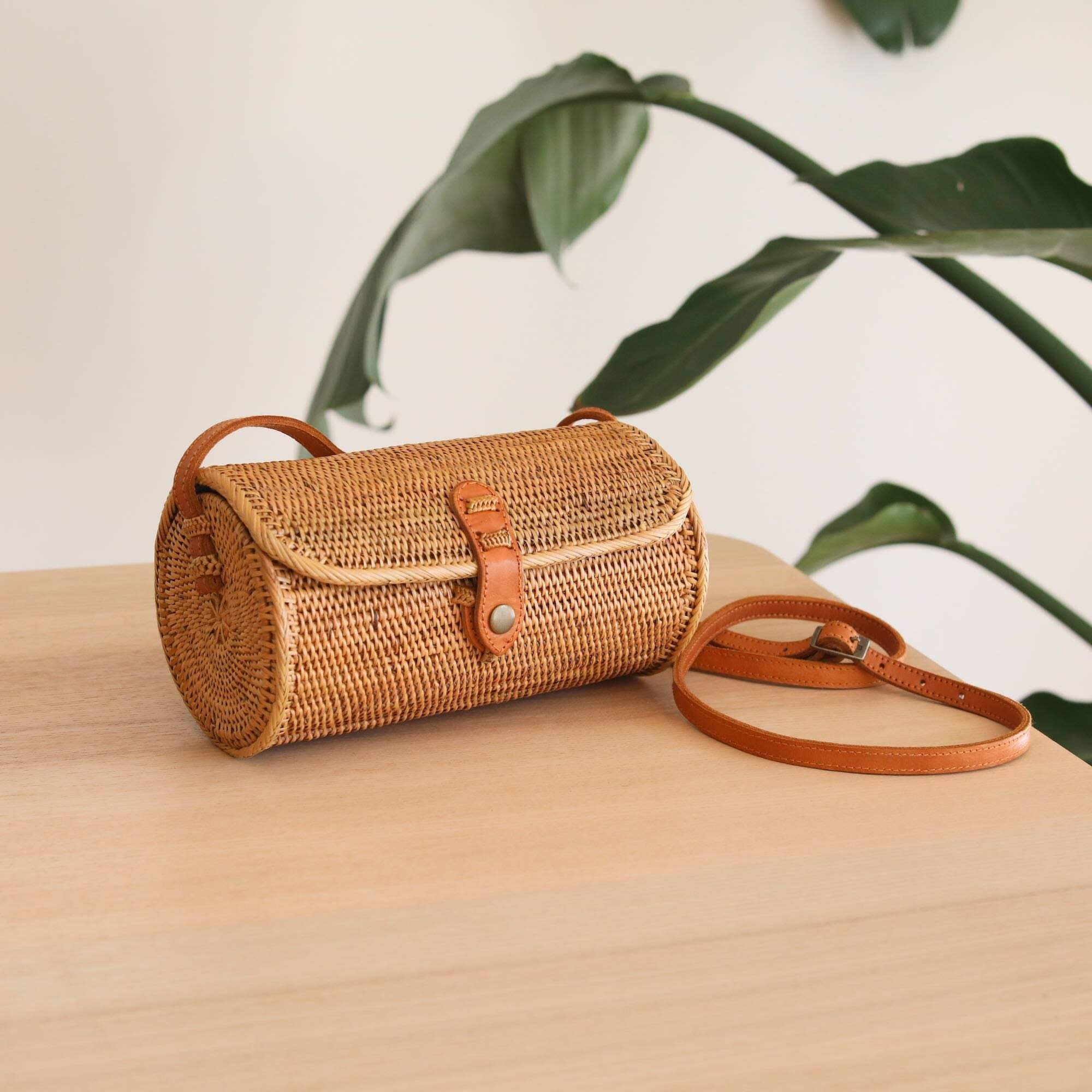 Bali Rattan Crossbody Bag - Tapang - Walmart.com