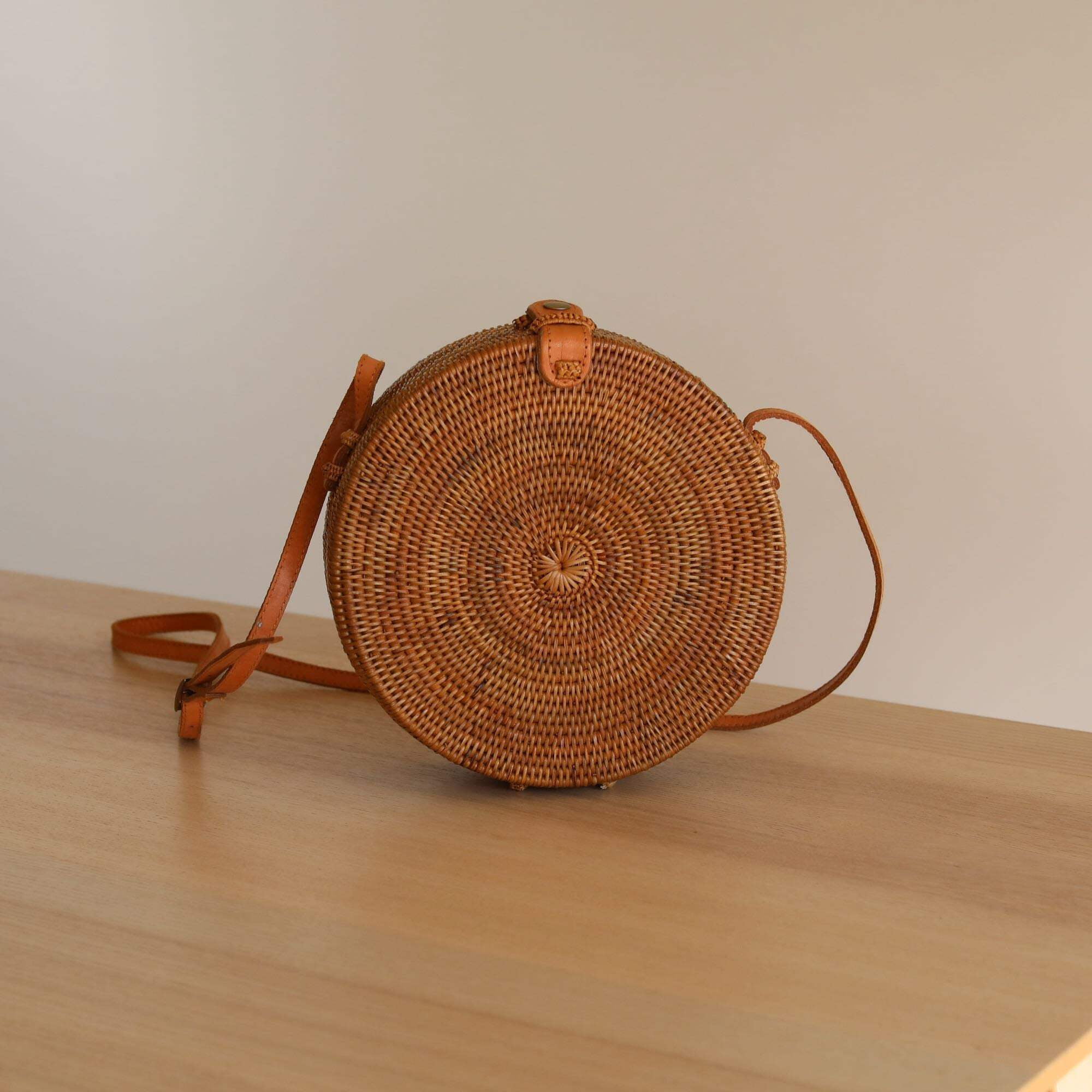 Bali Round Rattan Crossbody Bag - Walmart.com