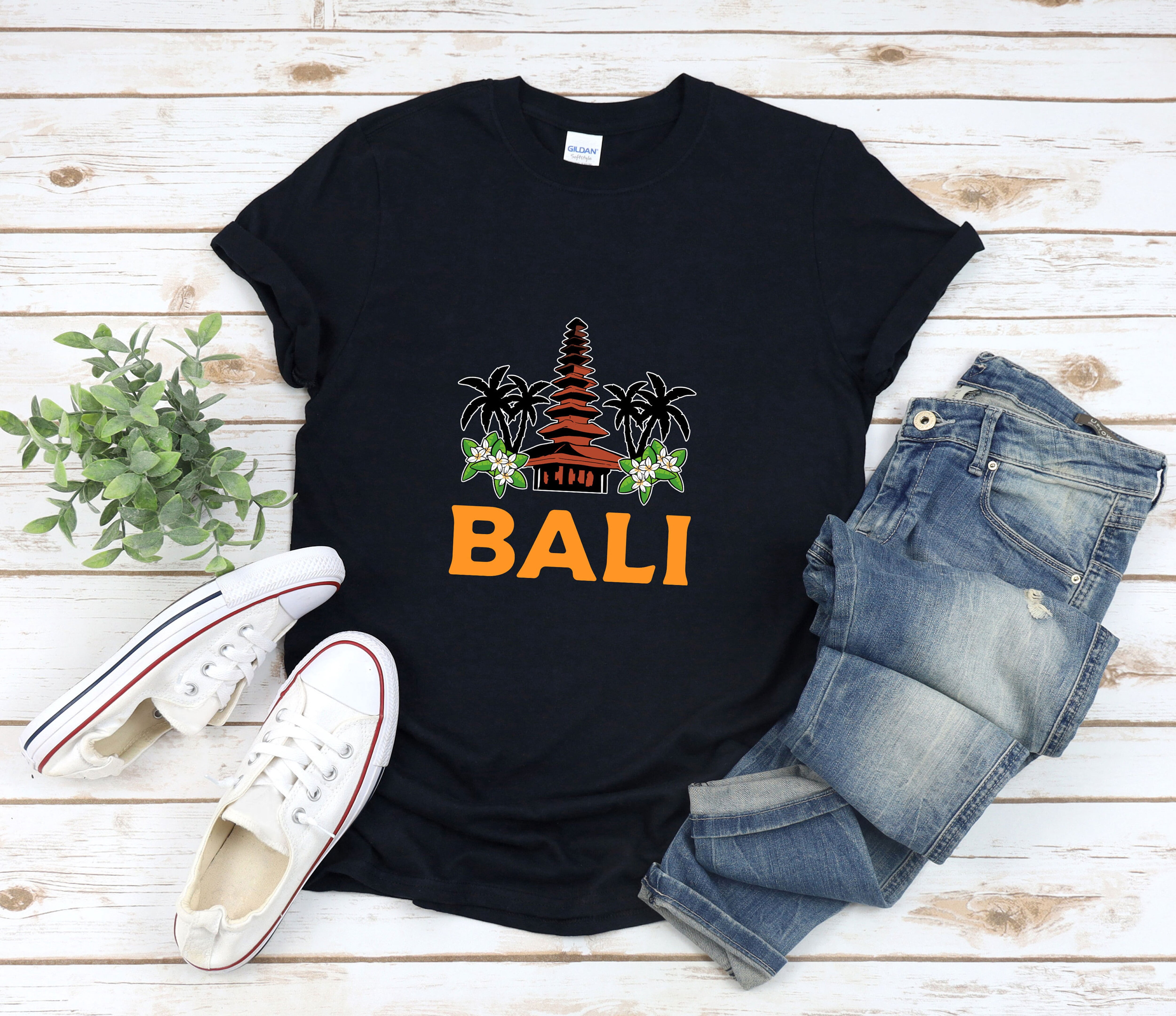 Bali Shirt, Bali Indonesia, Summer Vacation Shirt, Tropical Shirt ...