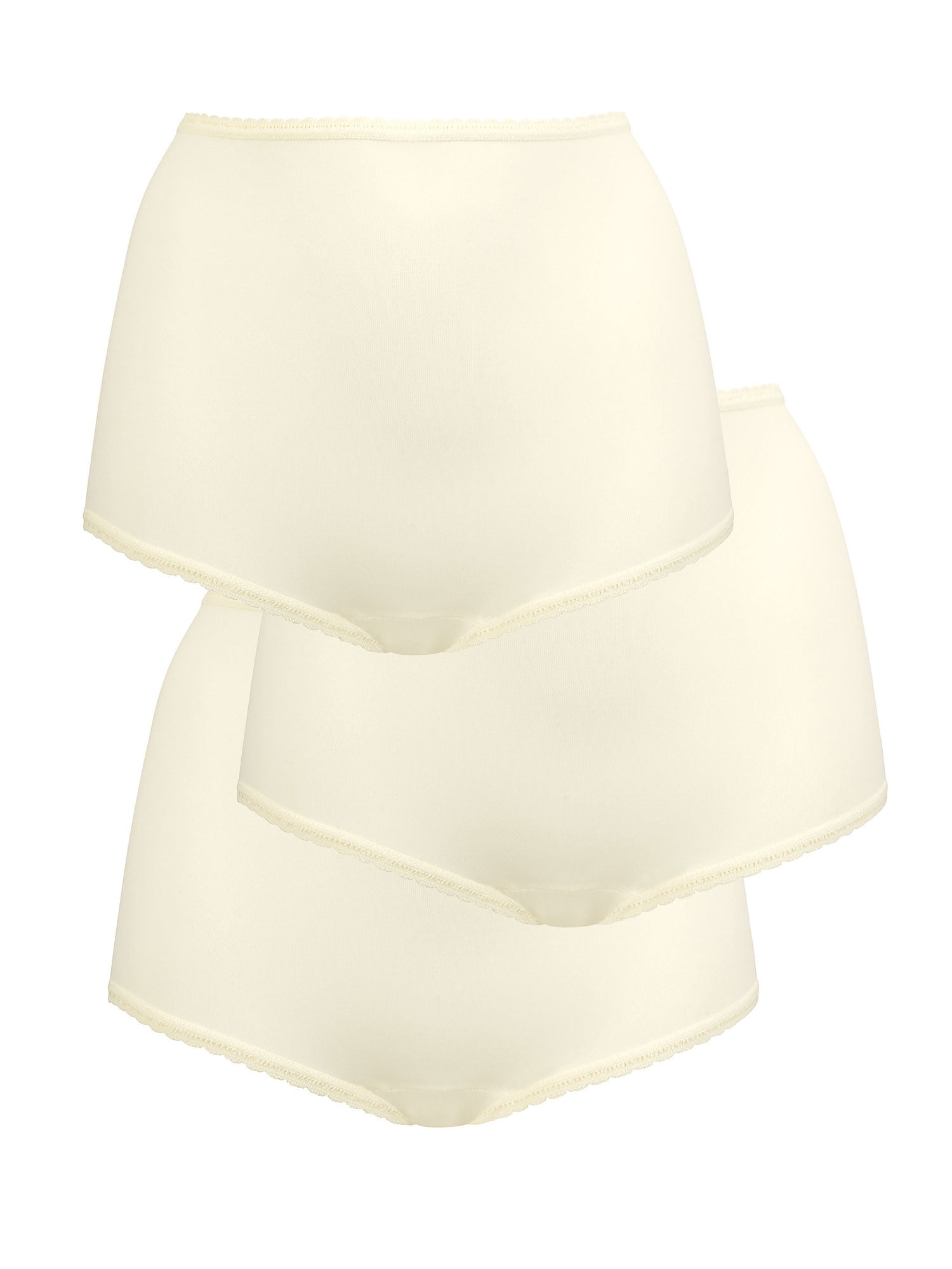 Bali Brief 3-Pack Skimp Skamp Full Cut Smooth Back Panty Womens ...