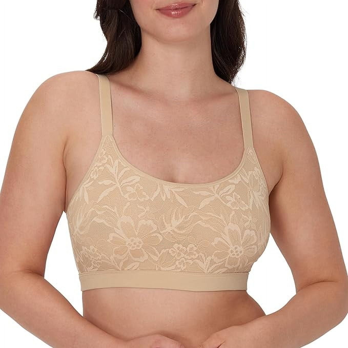 Bali Women's Breathe, Cotton Modal Wireless Bra, Lightweight Breathable Pullover Bralette ...