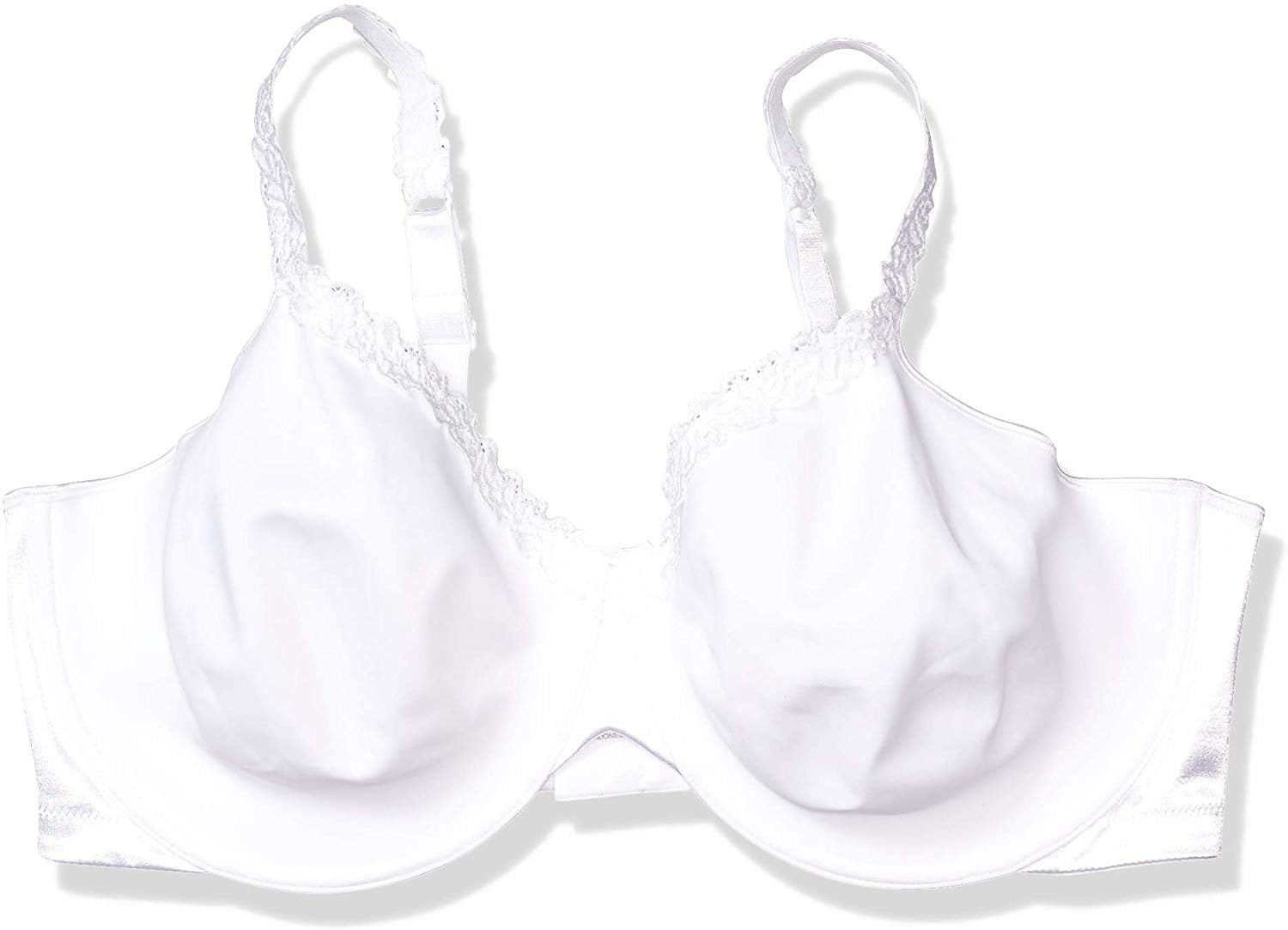 Bali Women's Smoothing Bra, White, 44D - Walmart.com