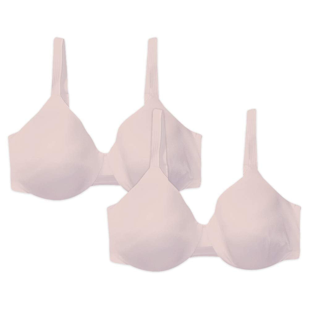 Bali Womens One Smooth U Smoothing & Concealing Underwire Bra (Pack of ...